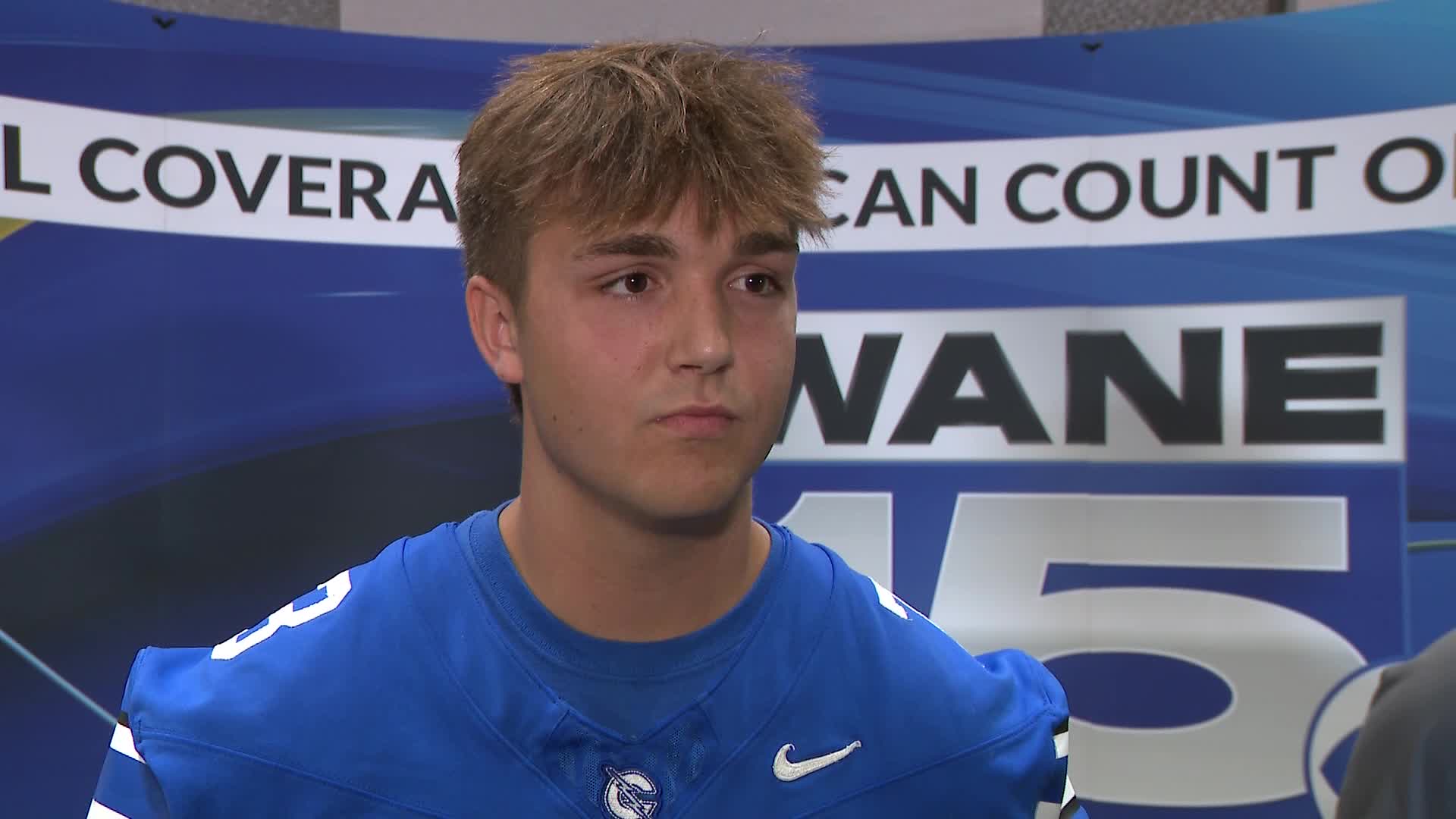 Carroll’s Andrew Rudolph interview at NE Indiana High School Football ...