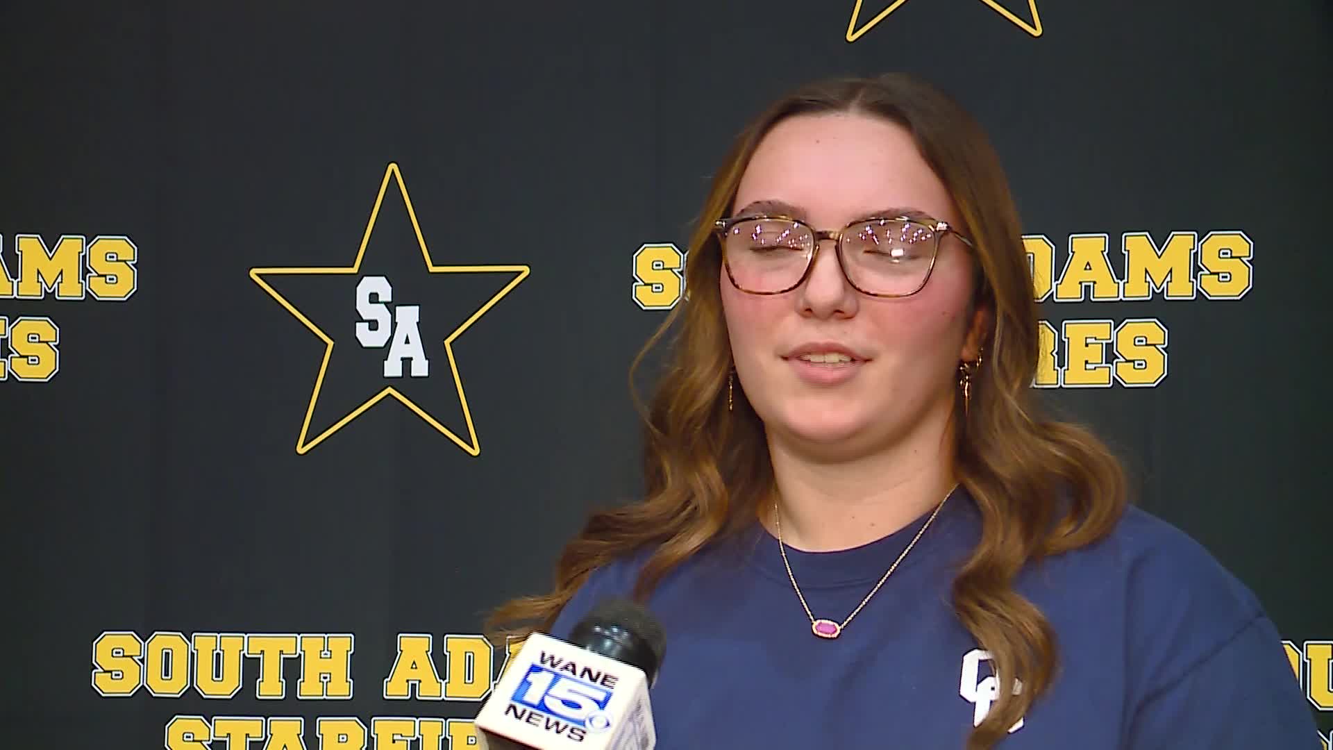 South Adams’ Addie Baker signing day interview with Olney Central ...