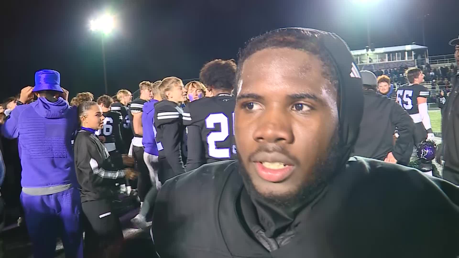 Leo running back/defensive back Dearious Carter full postgame interview ...