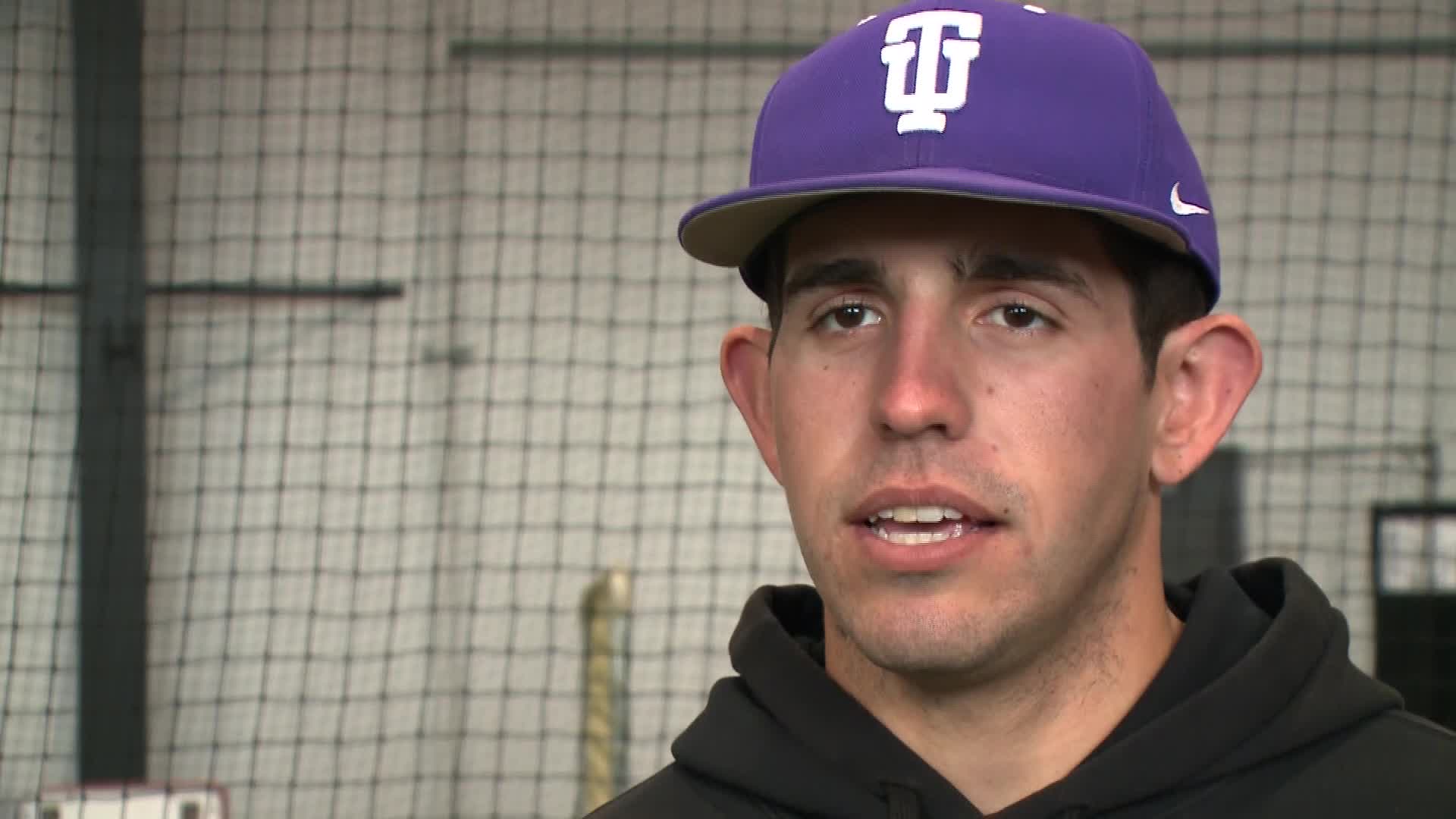 Jake Boyer full interview at Taylor University baseball practice on 4 ...