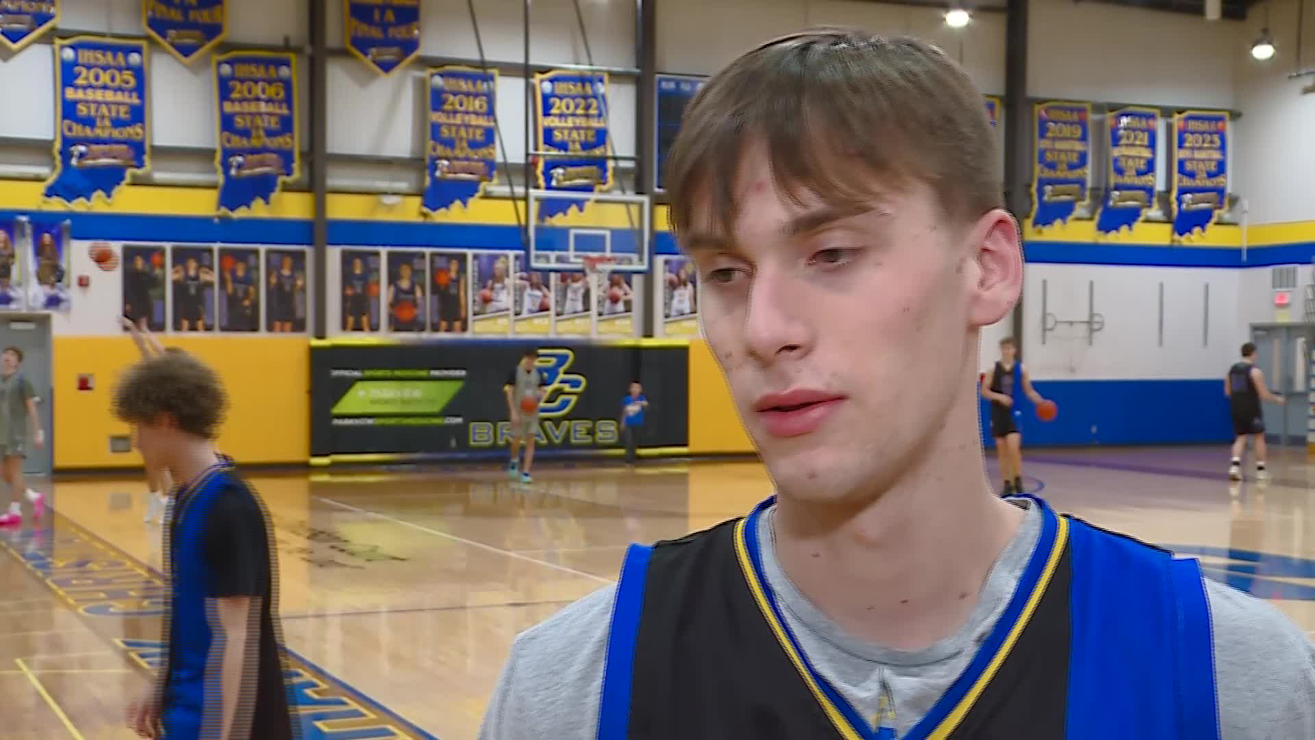 Blackhawk Christian junior forward Kellen Pickett full practice ...