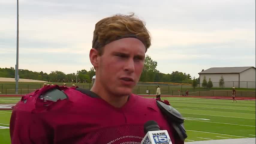 Joel Yager full interview at Columbia City football practice on 9/19/23 ...