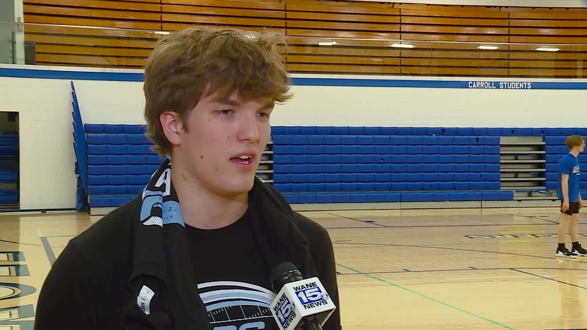 Carroll boys volleyball Jaydn Barcalow, Colton Augenstein, Isaiah ...