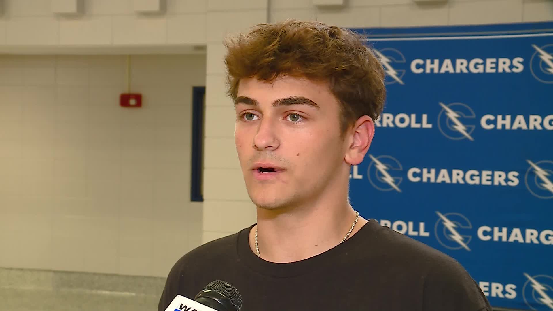 Carroll’s Cooper Moore signing day interview with Indiana Tech men’s ...