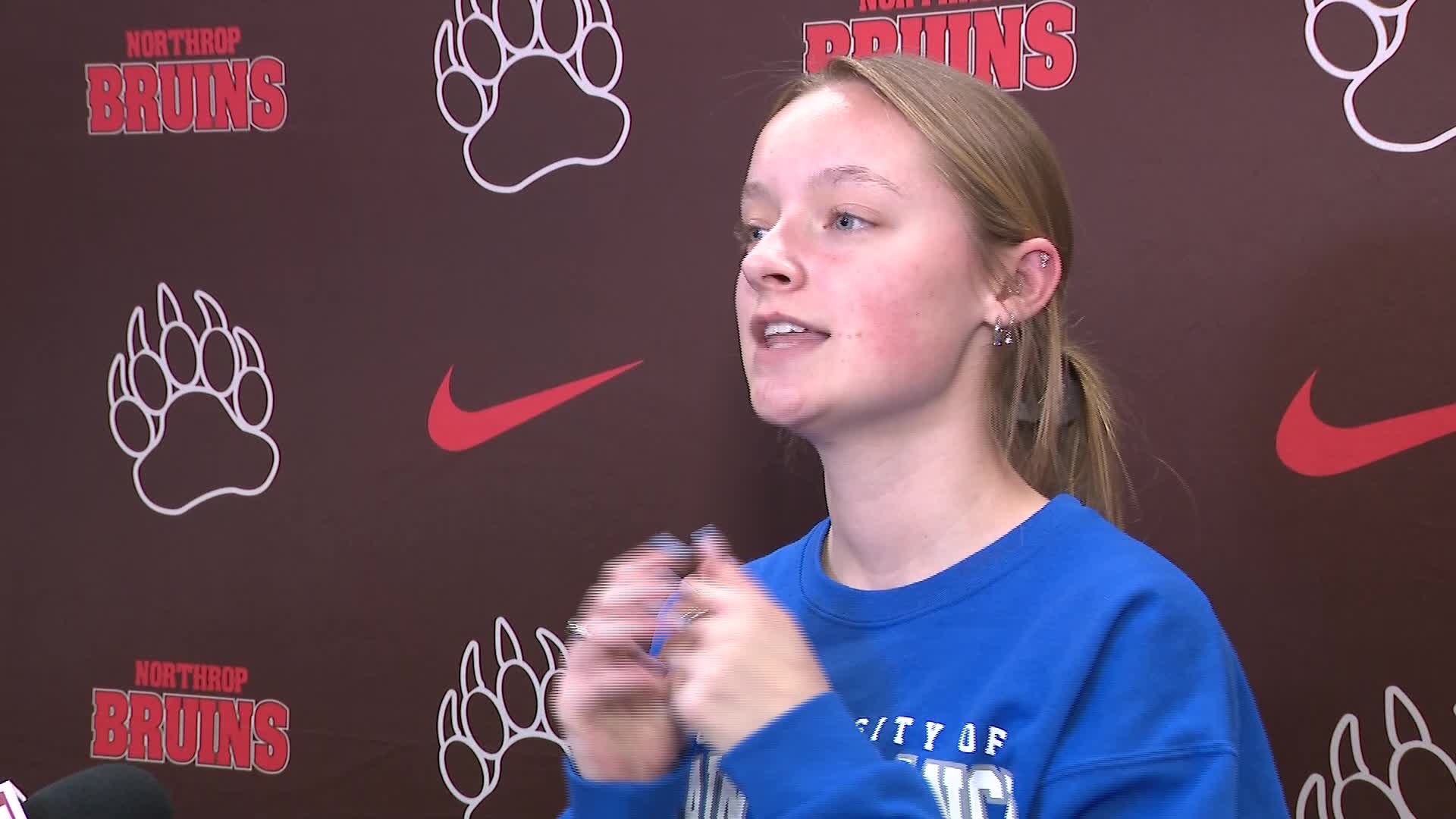 Ella Schmidt full interview on signing with Saint Francis track and ...
