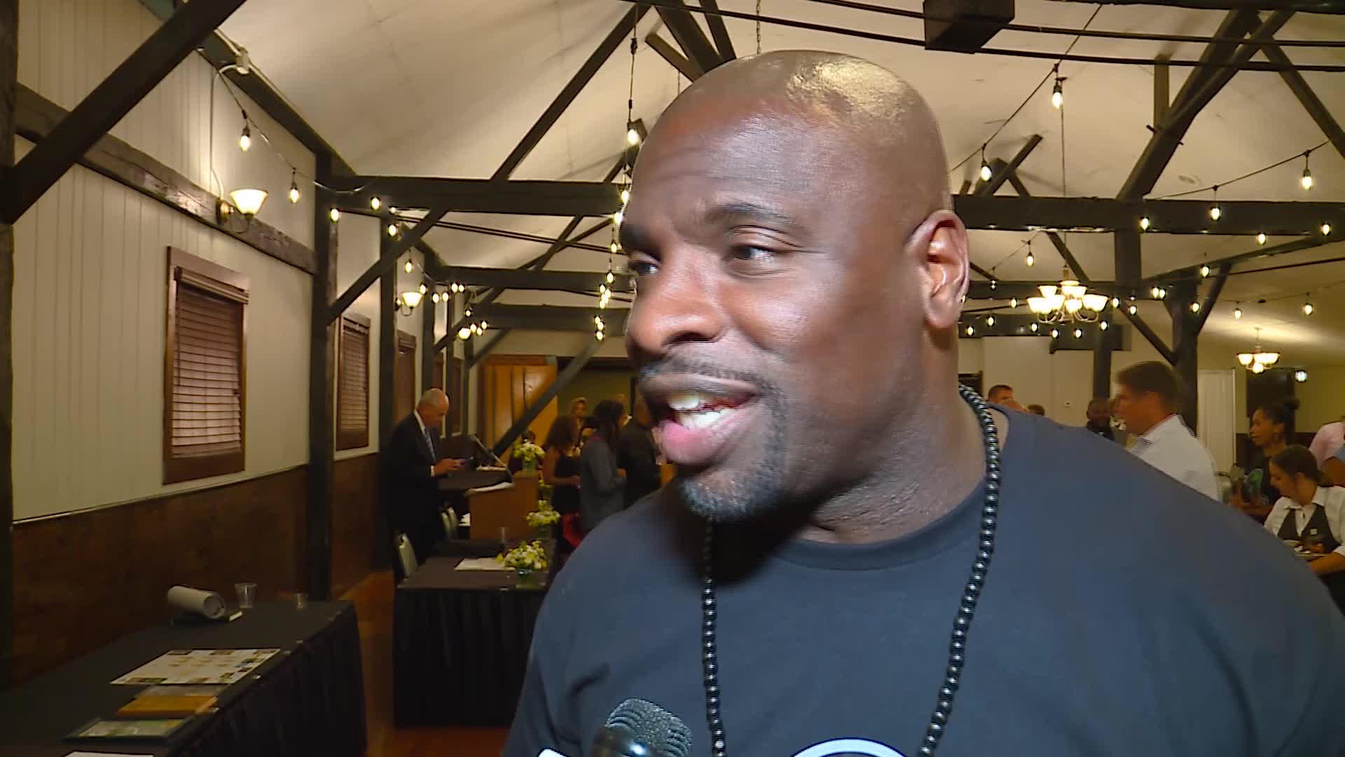 Bernard Pollard full interview at Indiana Football Hall of Fame ...