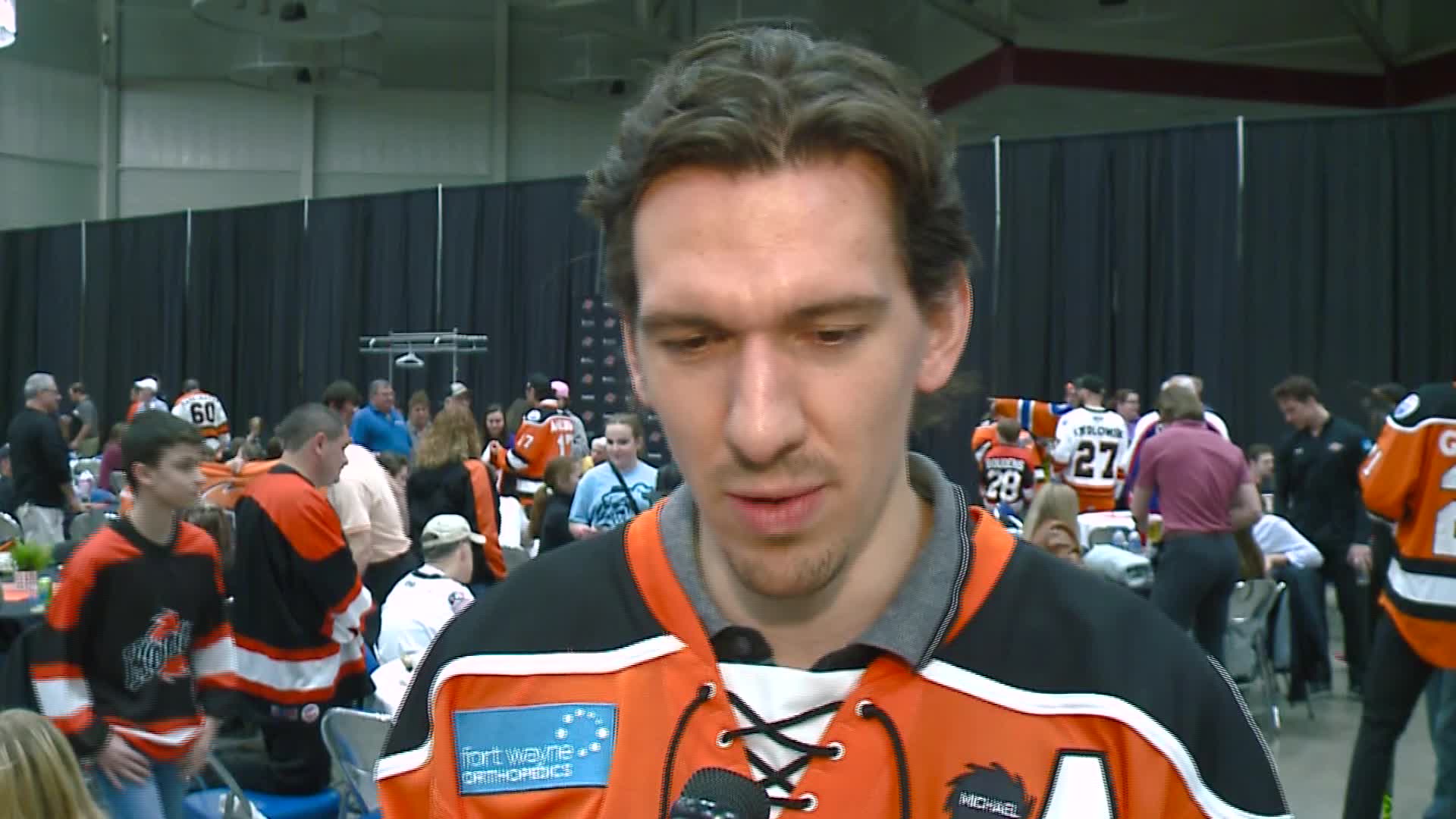 Komets defenseman Xavier Bernard full interview at end-of-season jersey ...