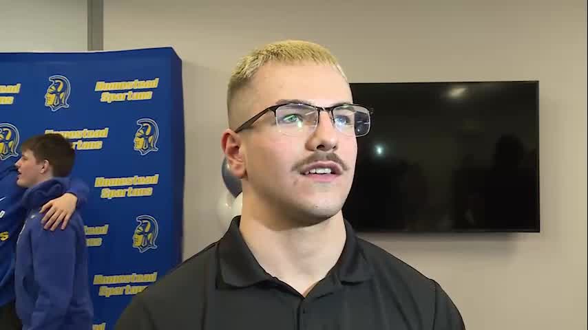 Keegan Mooney full interview on signing with Manchester football – WANE 15