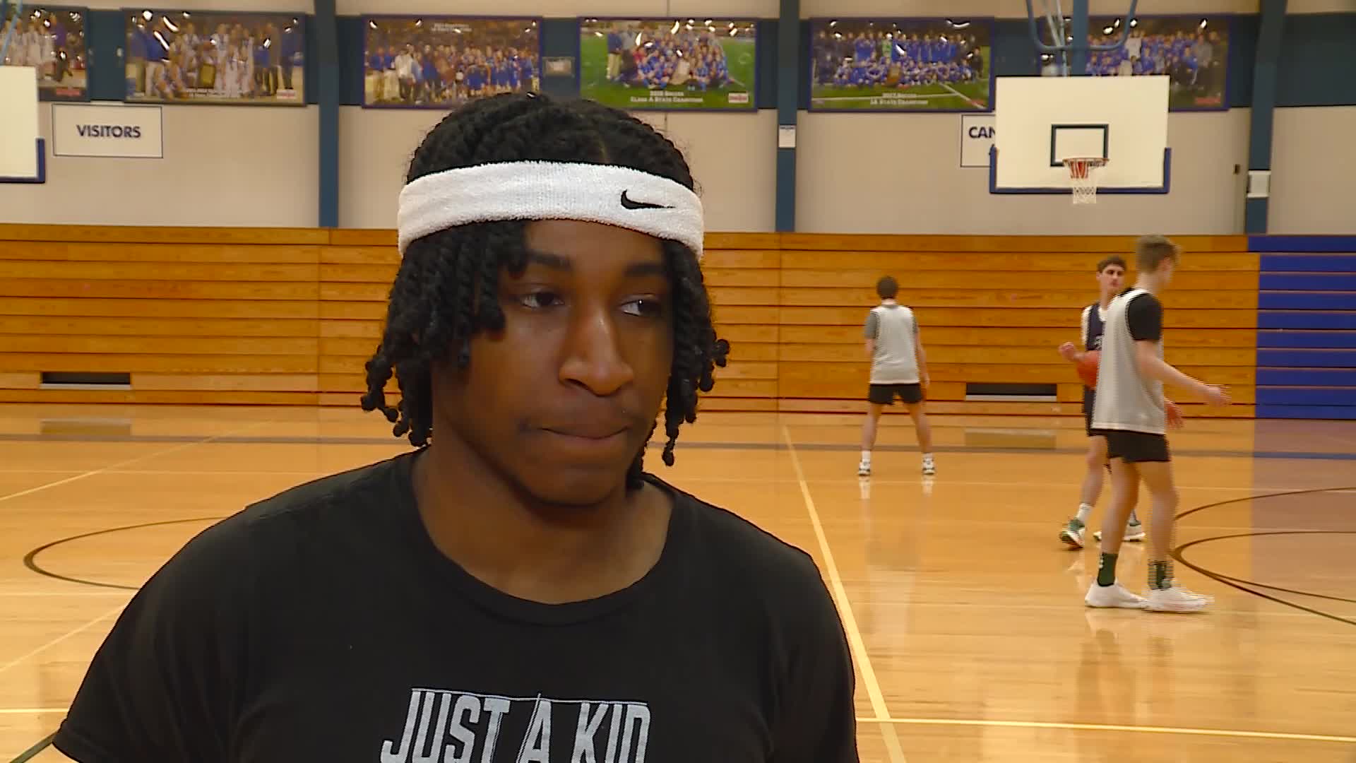 Canterbury boys basketball’s Devon Lewis full practice interview 3/25 ...