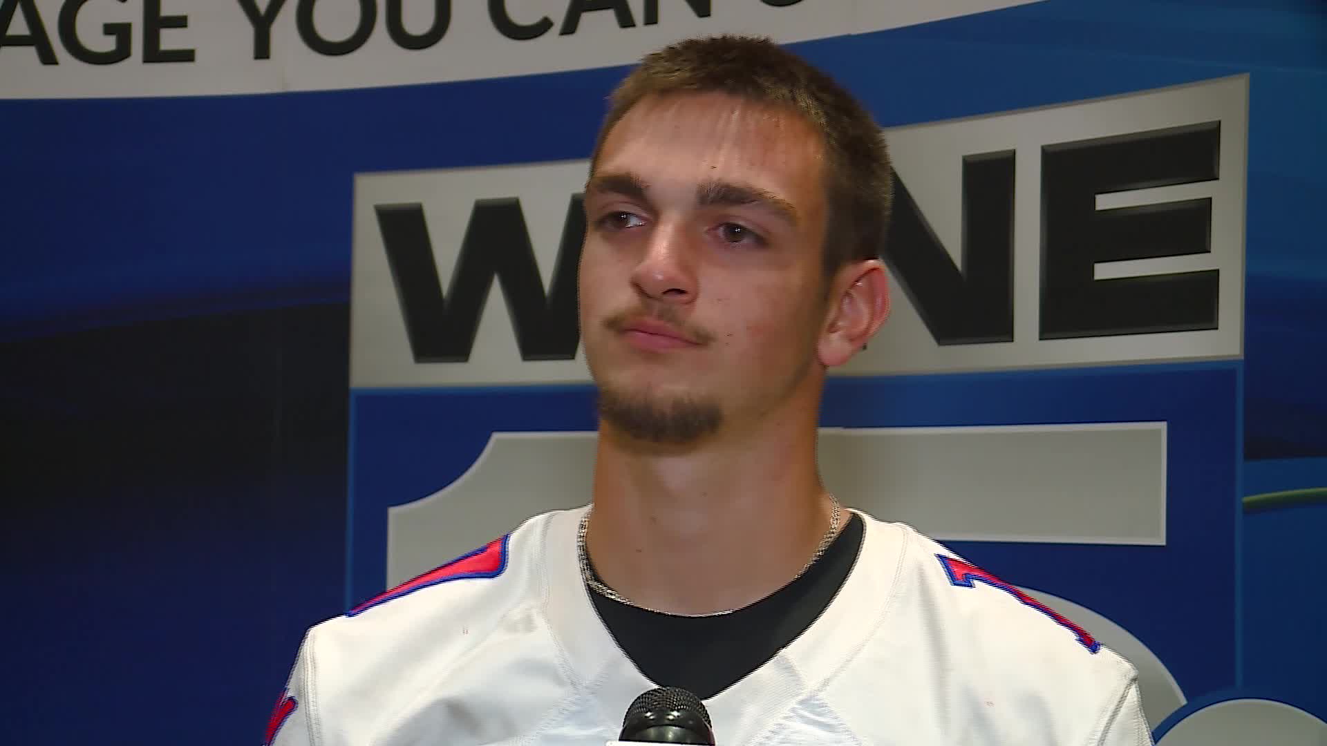 Southern Wells’ Trey Slusher interview at NE Indiana High School ...