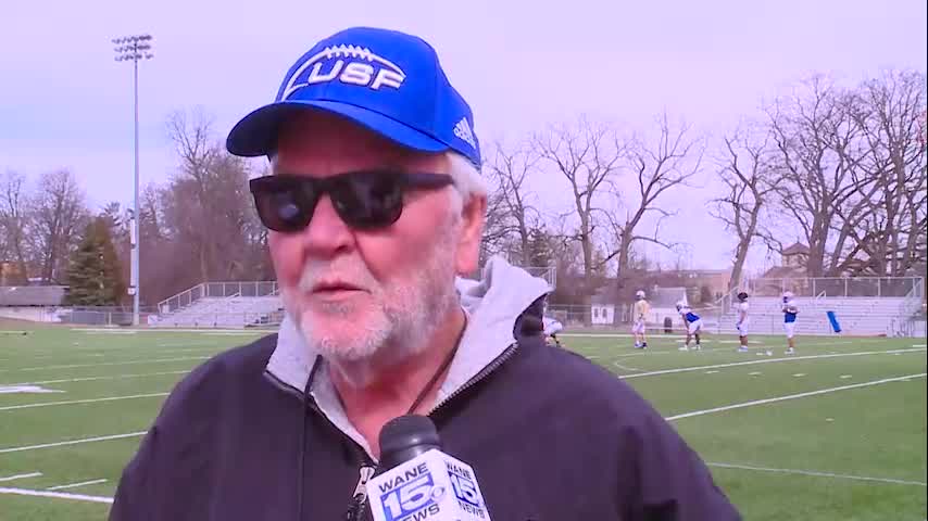 Kevin Donley full interview at first Saint Francis spring practice on 3 ...