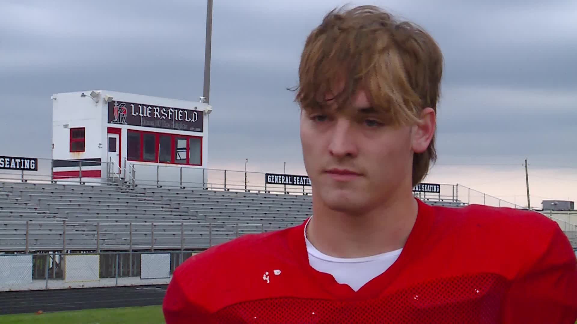 Bishop Luers senior tight end/defensive lineman Wesley Javins full ...