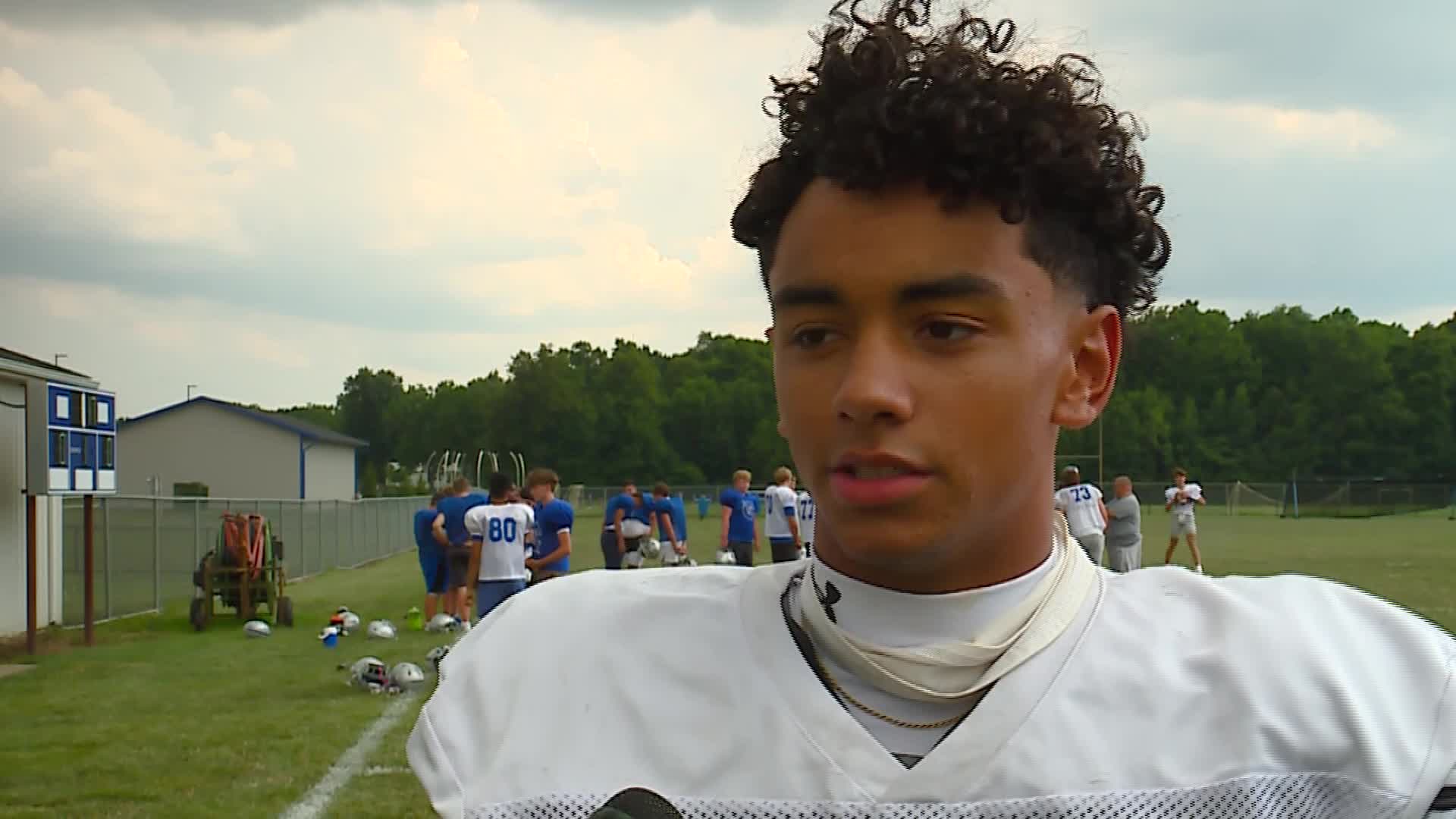 Carroll senior wide receiver Jaidon Van Pelt practice interview 8/6 ...
