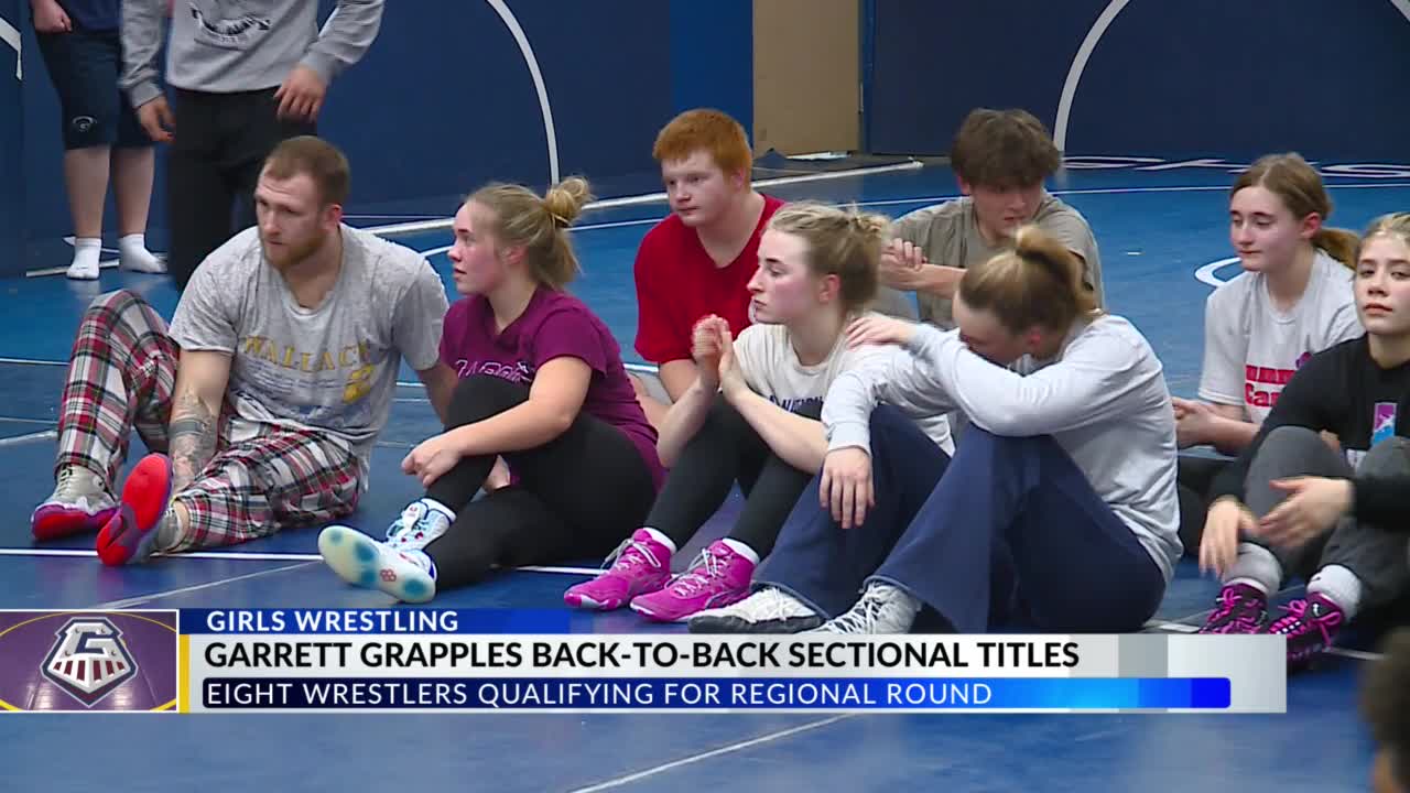 Garrett girls wrestling gears up for regional round after clinching ...