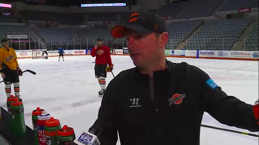Ben Boudreau full interview at Komets practice on 1/3/22 – WANE 15