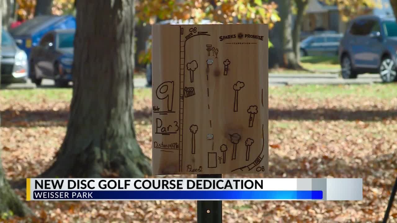 Disc golf course at Weisser Park – WANE 15
