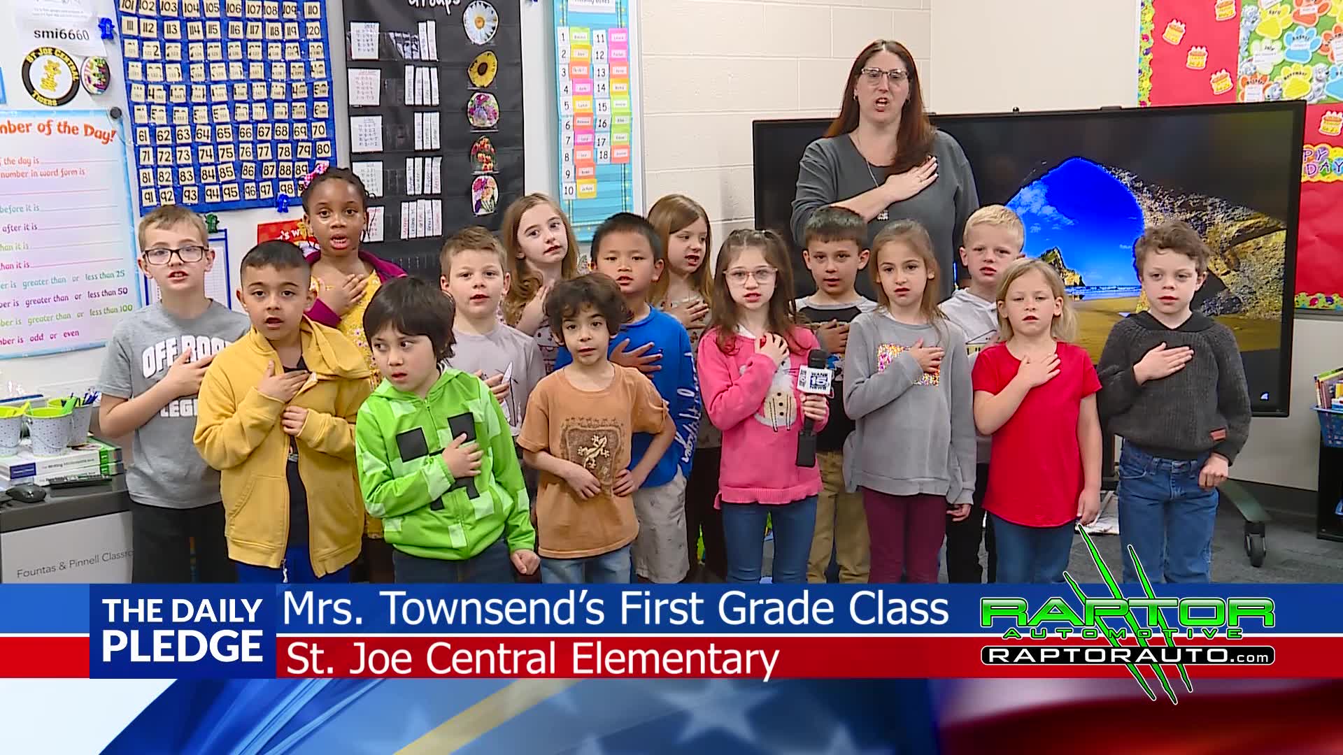 Mrs. Townsend’s 1st grade class – WANE 15