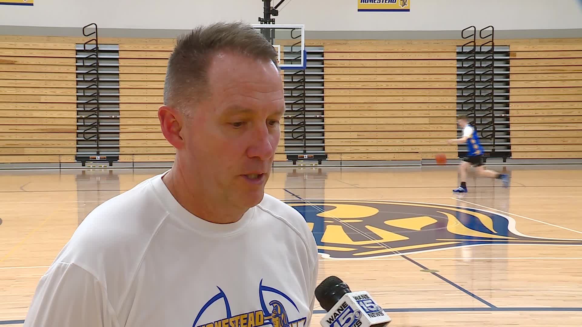 Homestead head boys basketball coach Chris Johnson practice interview 3 ...