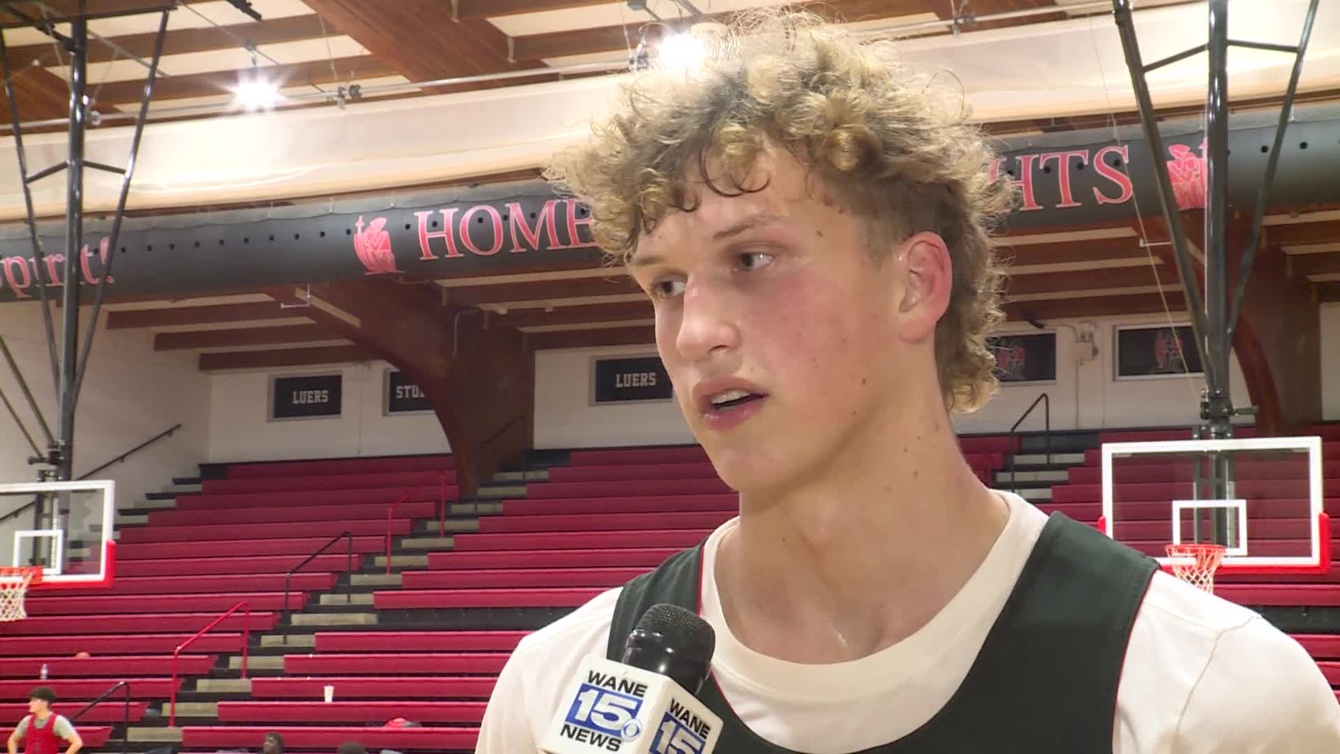 Bishop Luers senior Danny Kelly full interview at practice on 12/17/24 ...