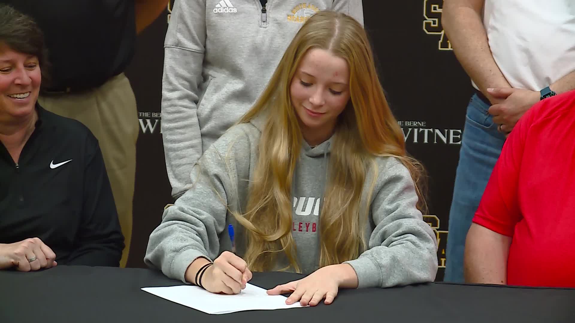 South Adams Cora Baker full signing day interview with IUPUC volleyball ...