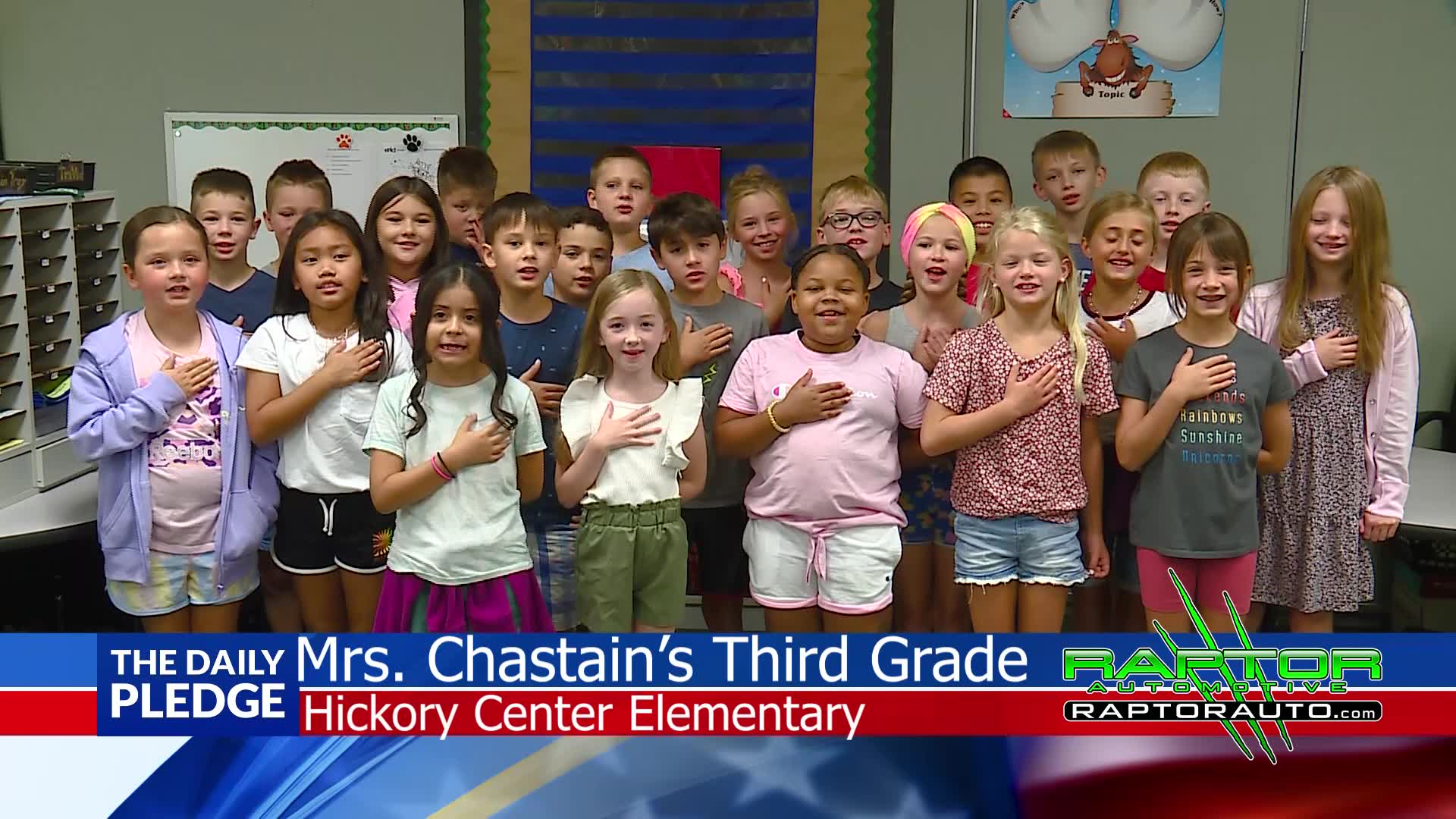 Mrs. Chastain’s 3rd grade class – WANE 15