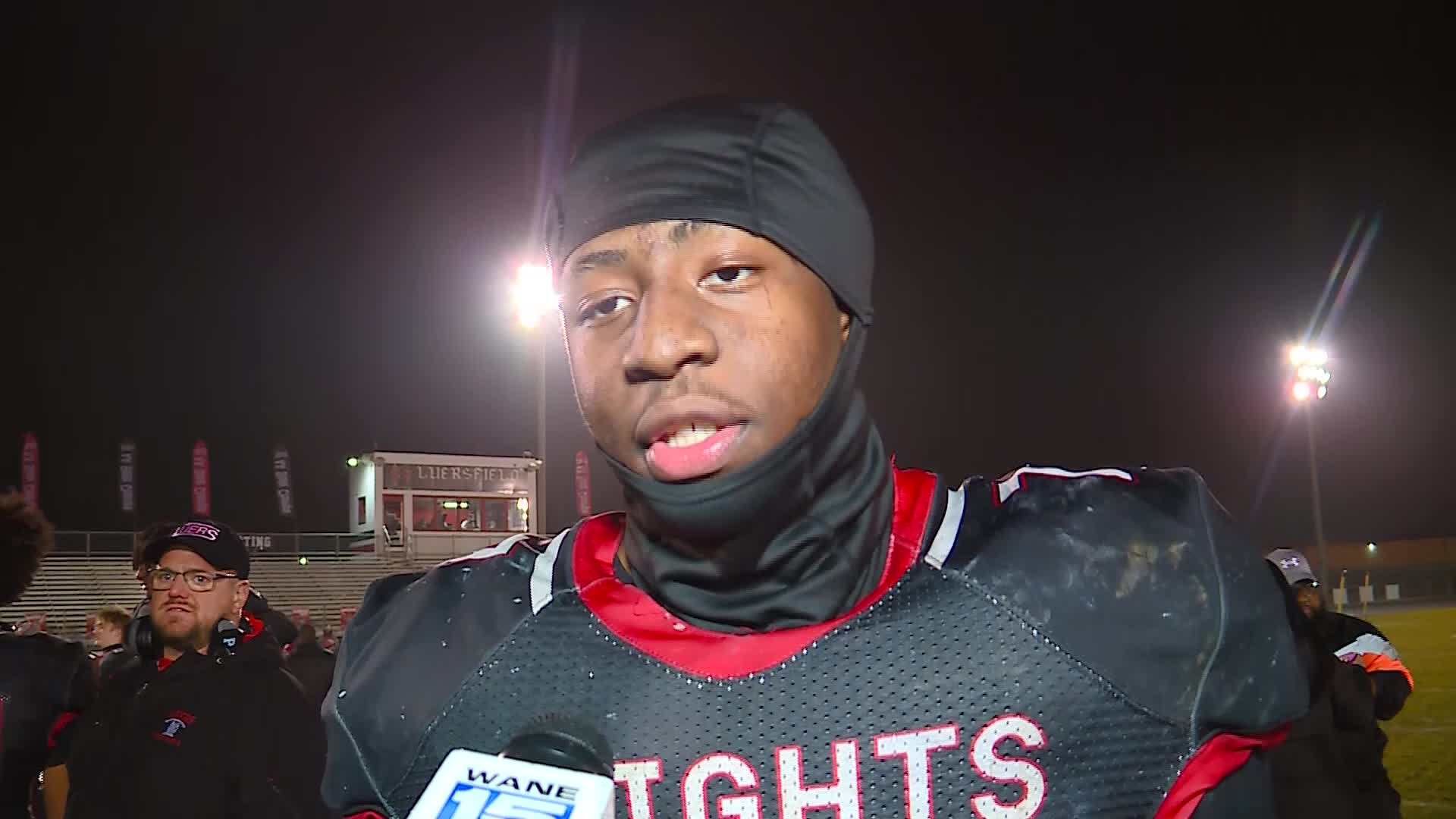 Bishop Luers senior linebacker, tight end Ayle Taylor postgame ...