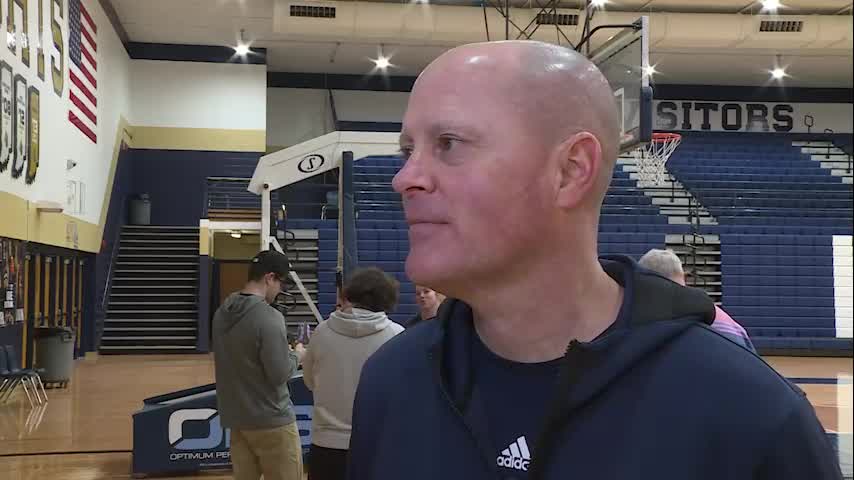 Eric Thornton full interview at Norwell practice to preview 3A state ...