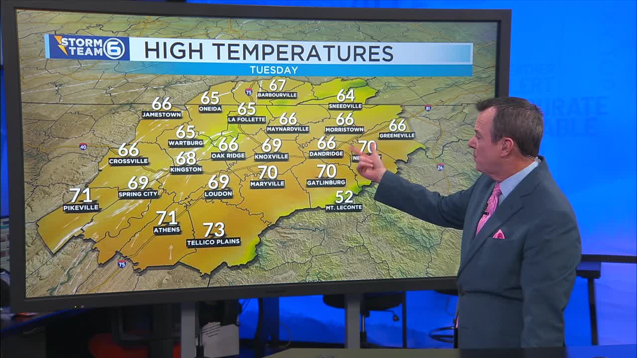 Windy and warmer Tuesday – WATE 6 On Your Side