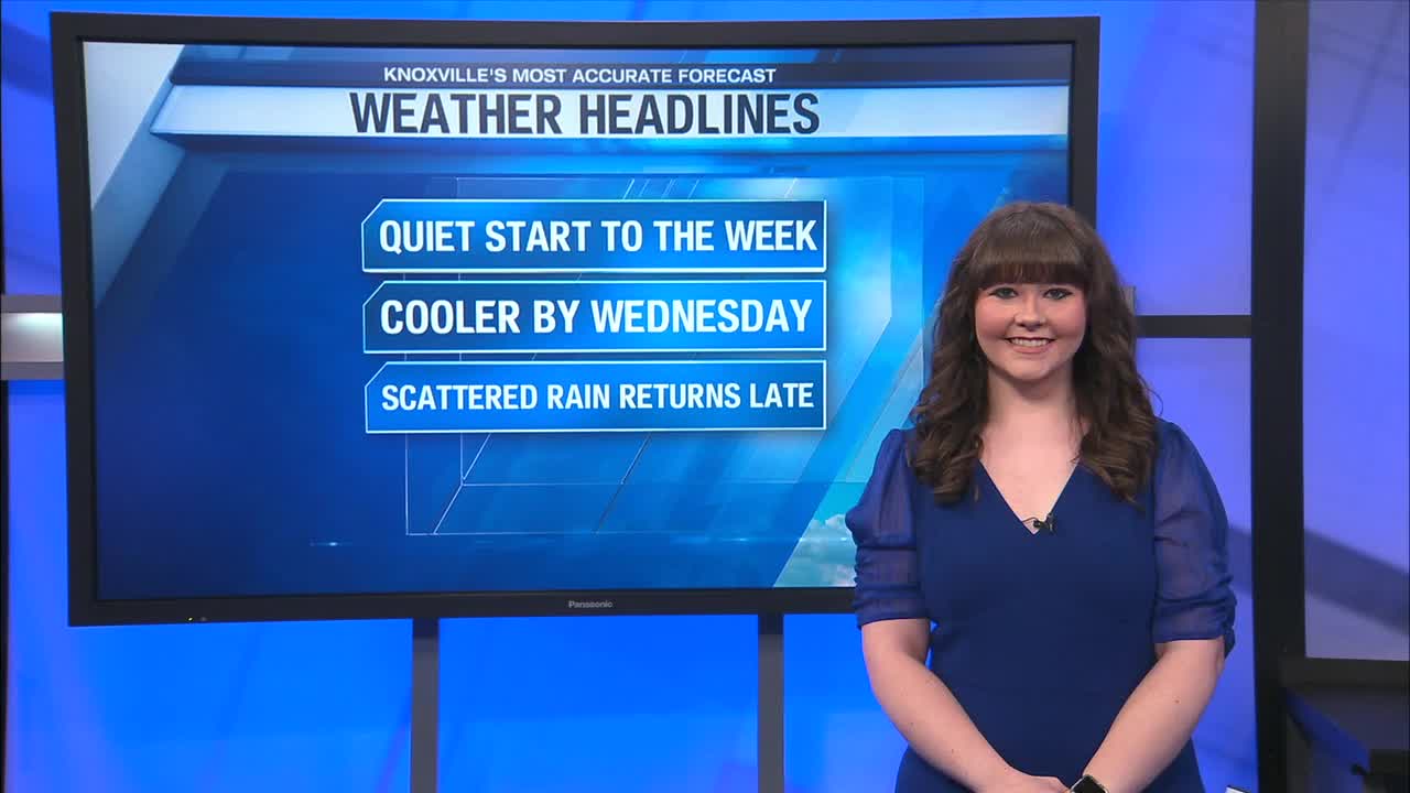 Dry and sunny for the beginning of the work week – WATE 6 On Your Side