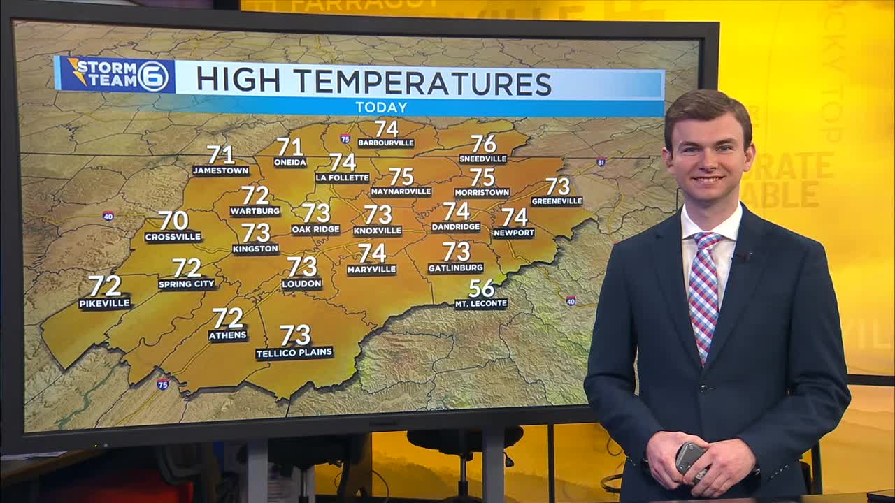 More clouds than sun and with a limited rain chance today – WATE 6 On ...