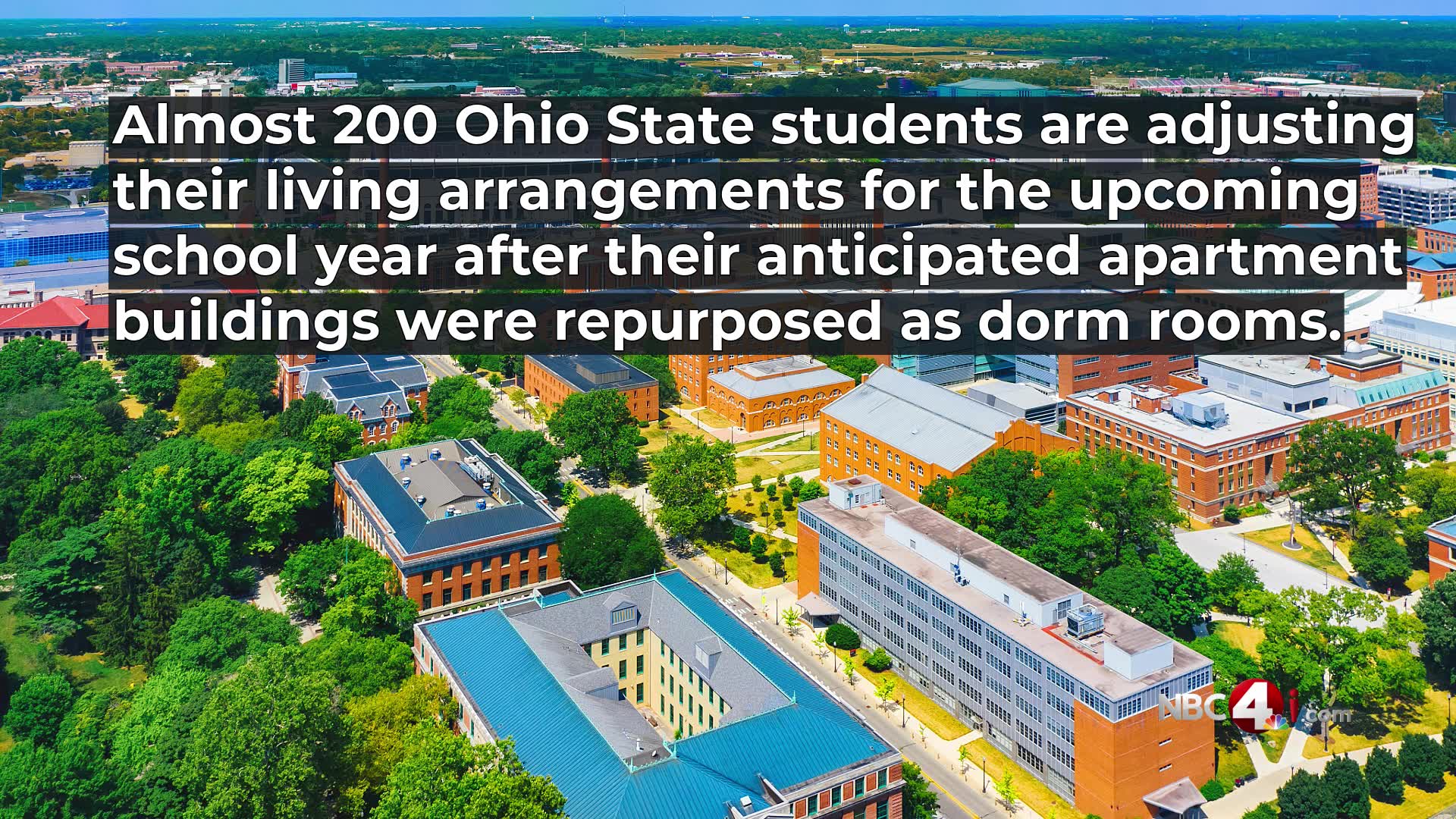 Ohio State temporarily transforming two apartment buildings into dorm ...