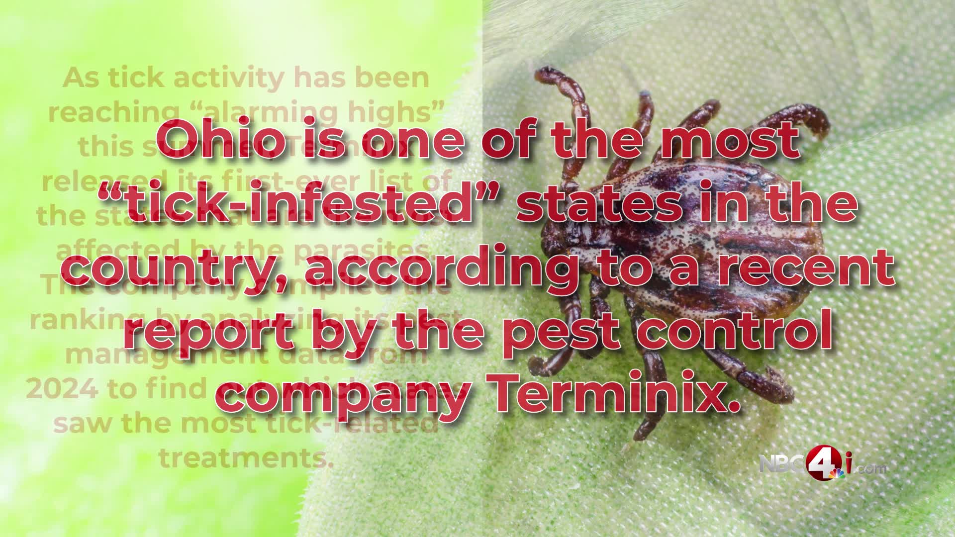 Ohio among top 10 most ‘tick-infested’ states, according to Terminix ...