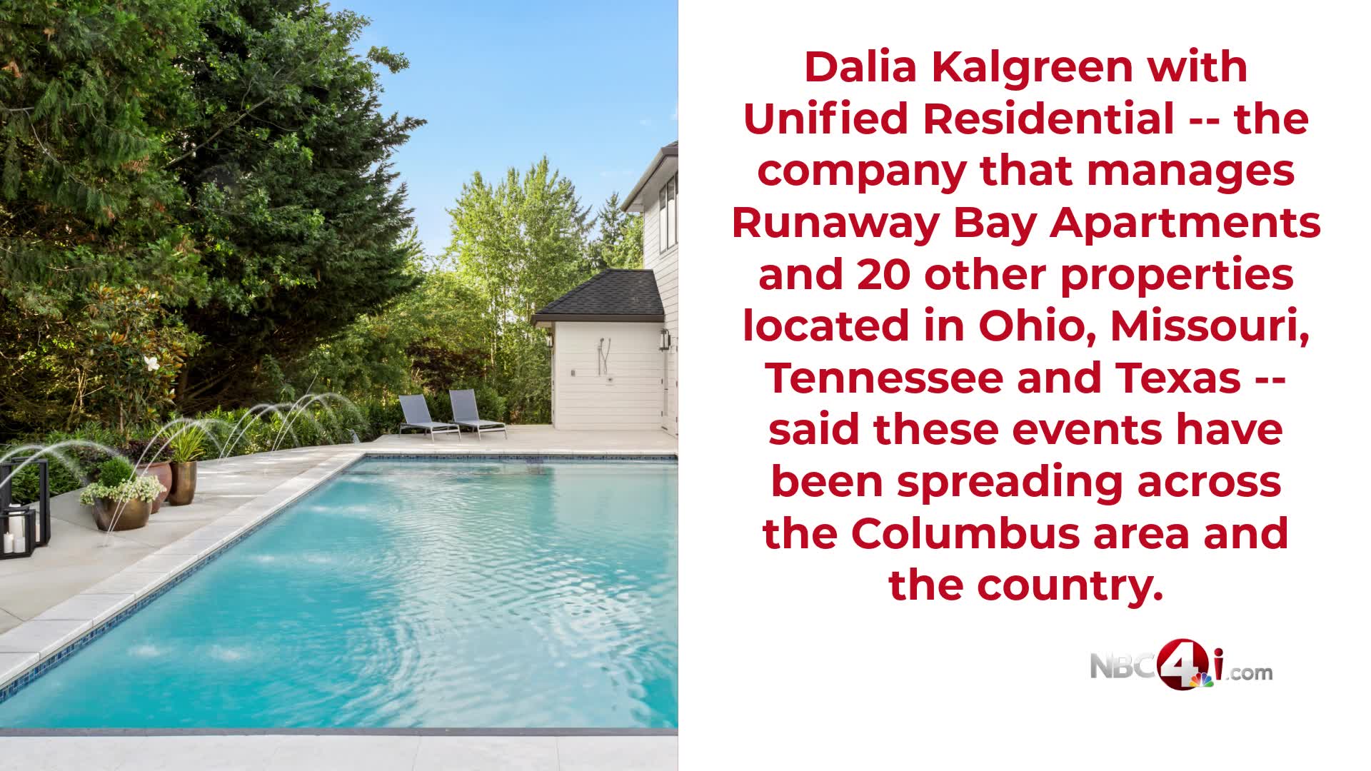Unauthorized pool parties causing concern at central Ohio apartment ...