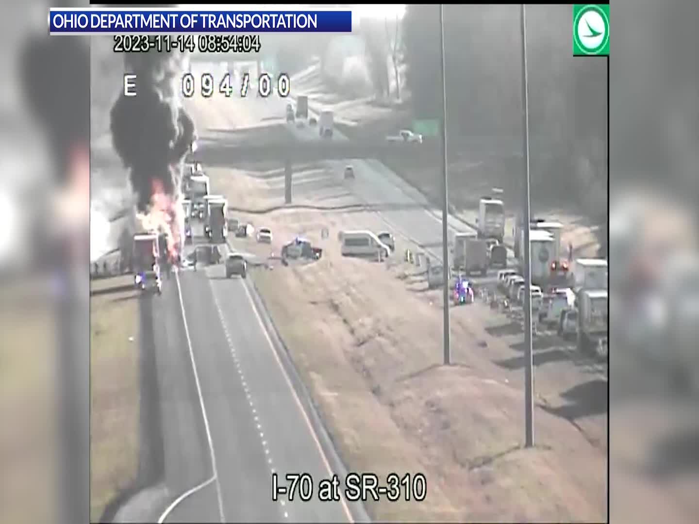 Traffic camera shows moments after deadly Ohio bus crash – WFLA
