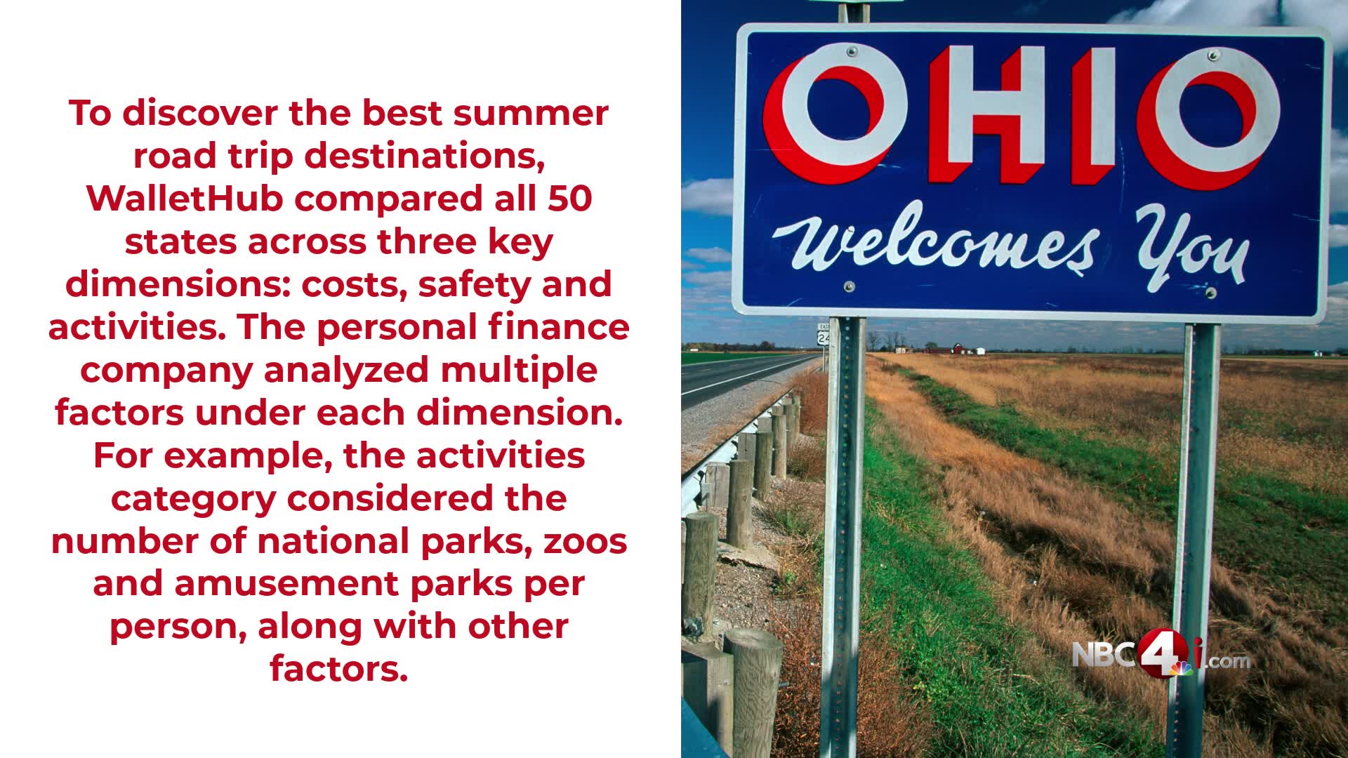 Ohio ranks as one of the best states to travel to this summer, analysis ...