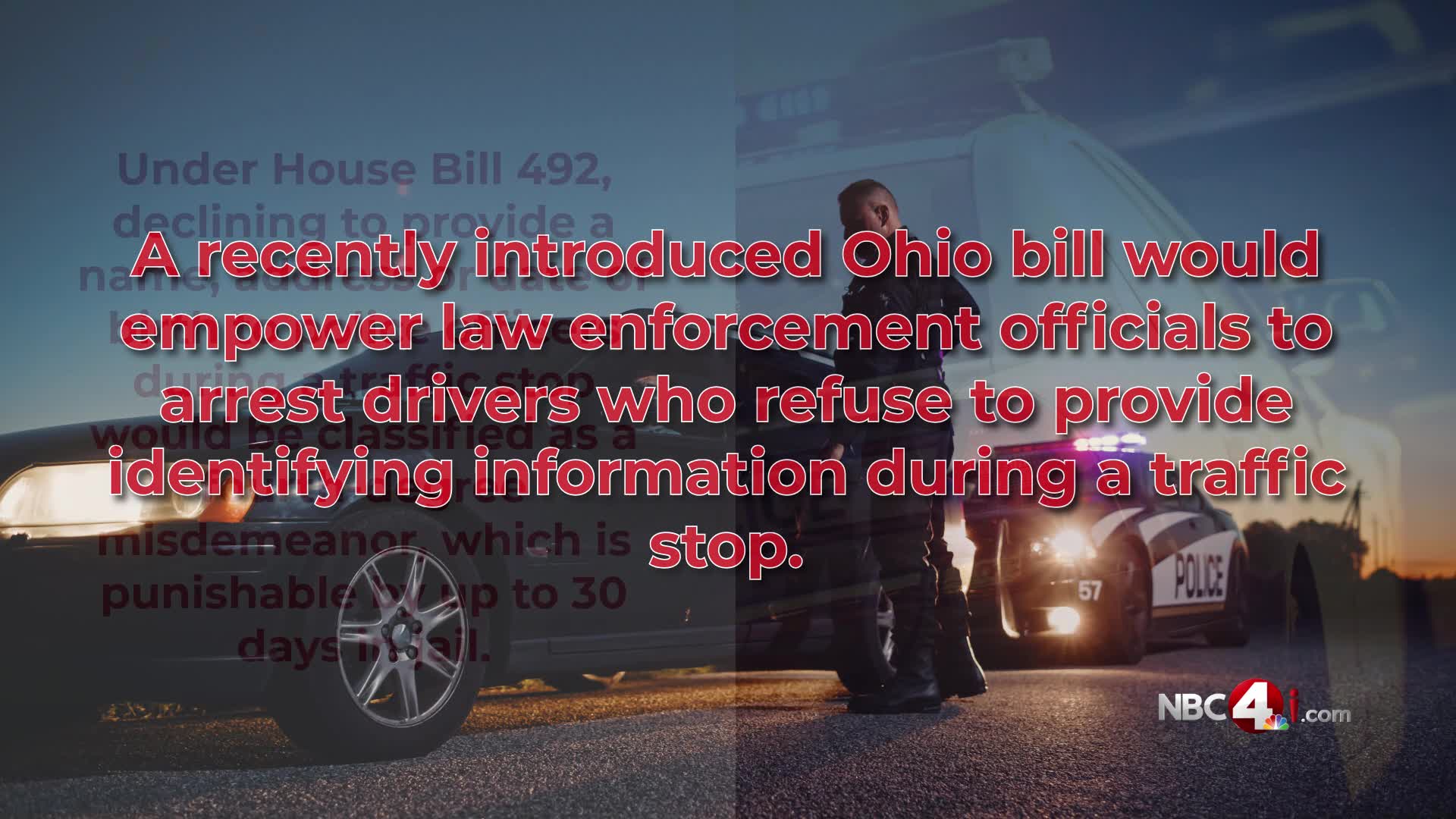Ohio bill would allow police to arrest drivers who refuse to provide ...