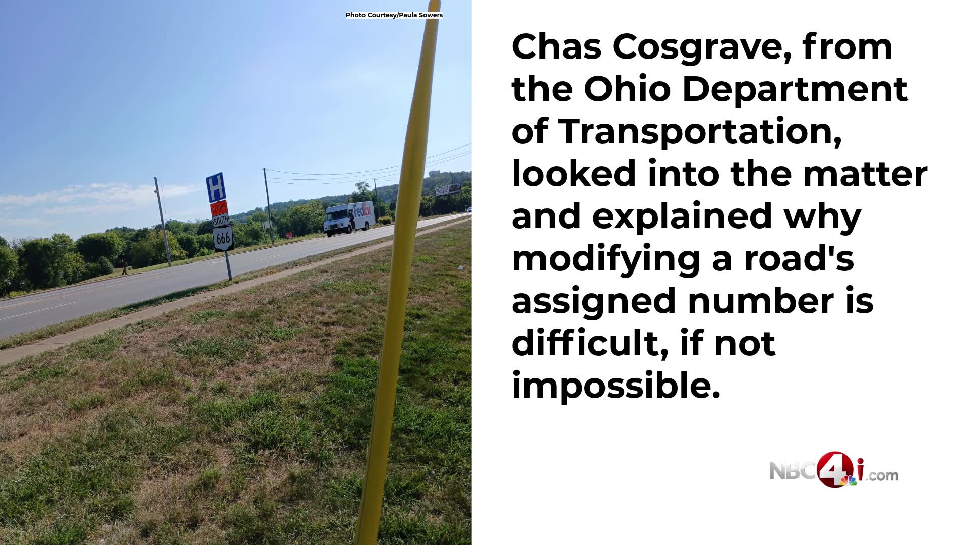 Ohio resident makes case for renaming State Route 666 – NBC4 WCMH-TV
