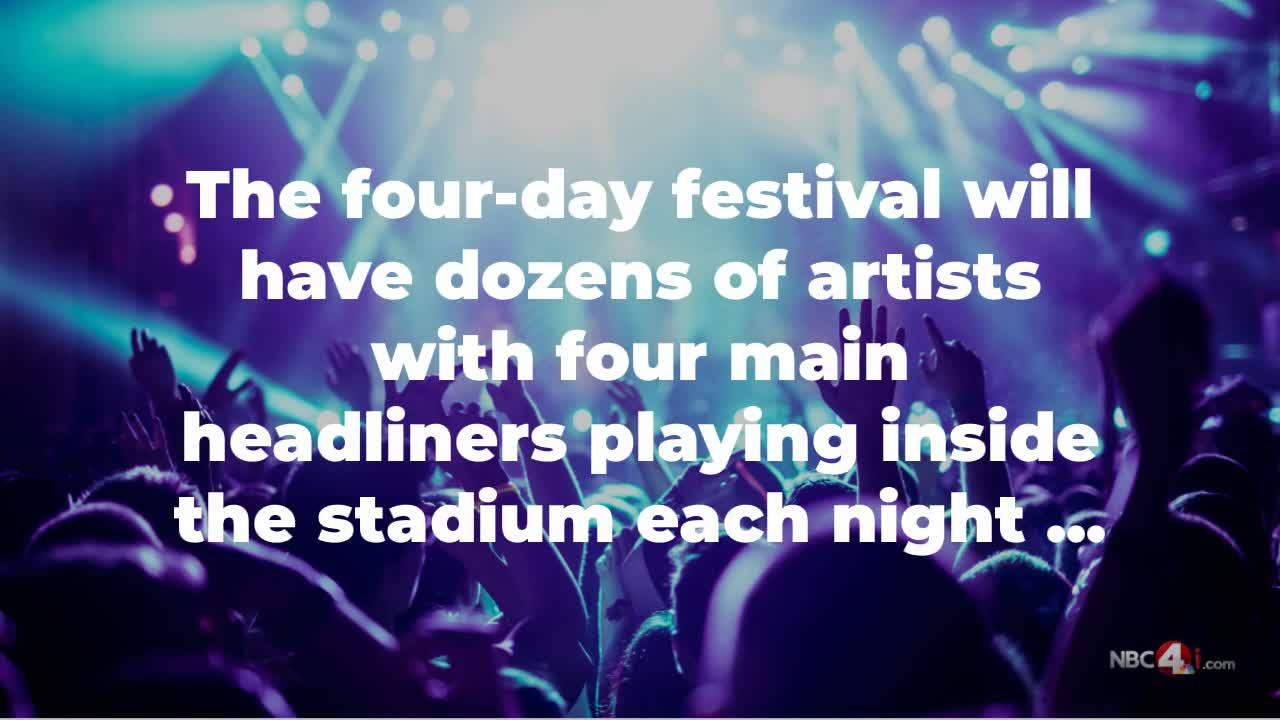 Lineup schedule for Sonic Temple festival at Historic Crew Stadium ...