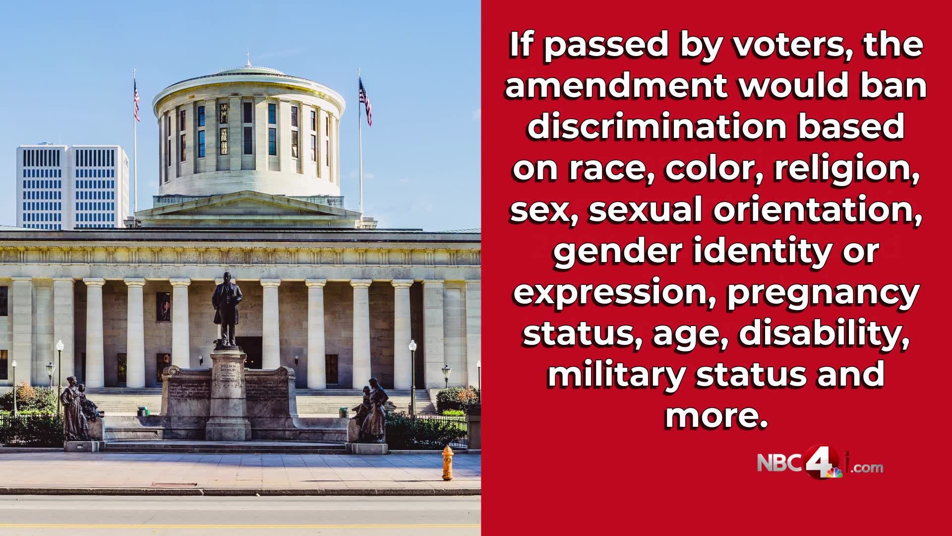 Ohio equal rights amendment would outlaw discrimination, void same-sex ...