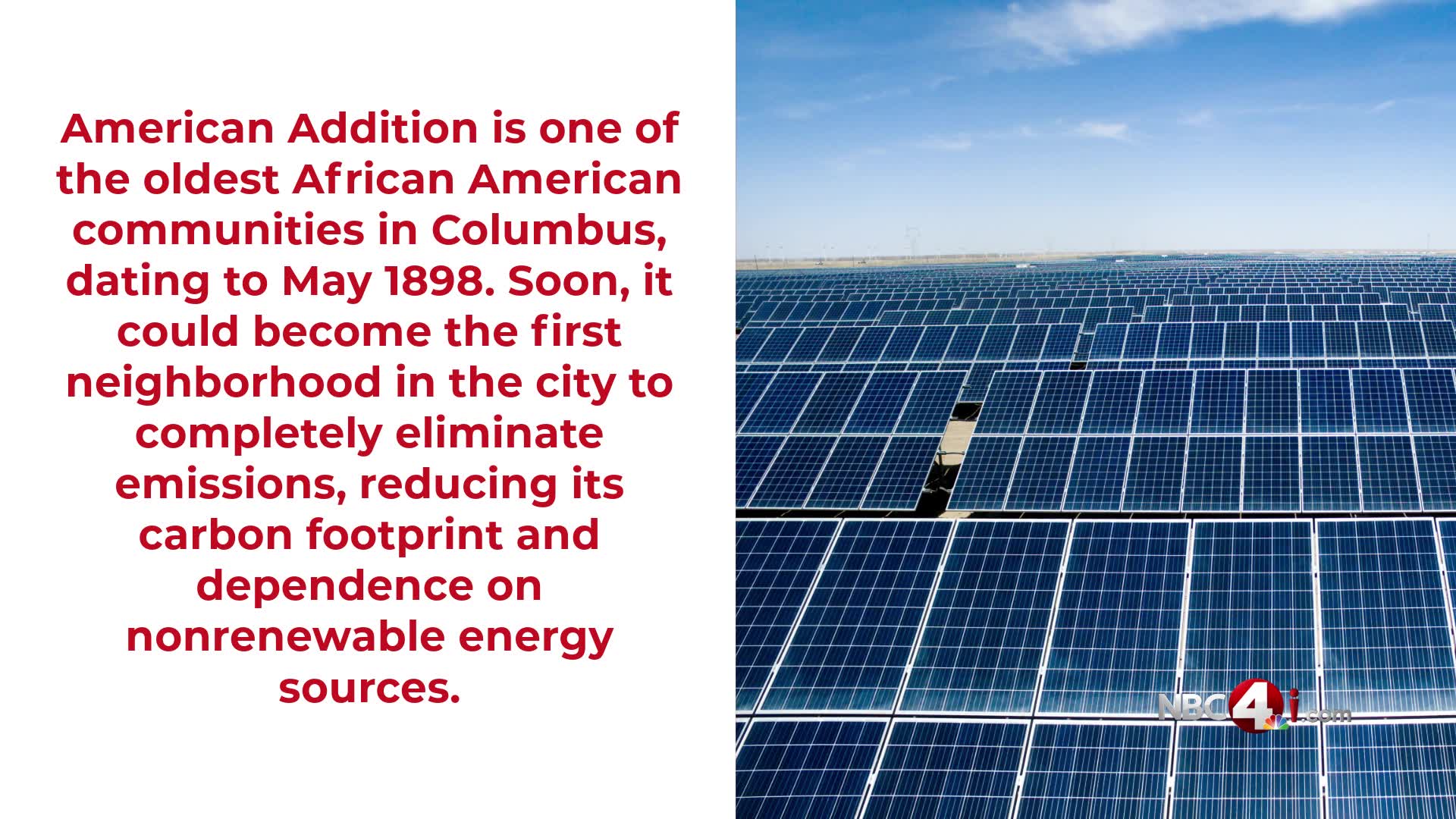 How an entire Columbus neighborhood is getting free solar panels – NBC4 ...