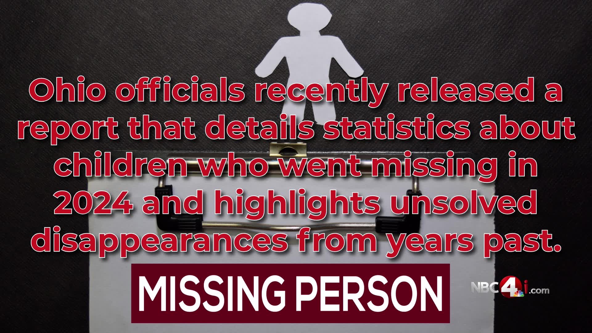 Ohio report highlights missing children statistics for 2024, unsolved ...