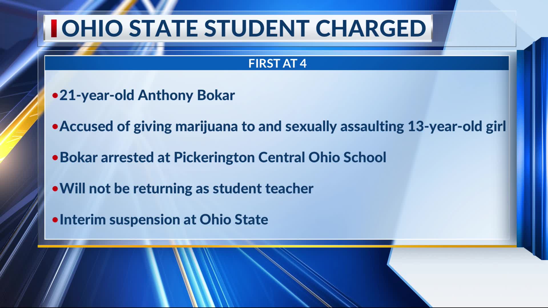 Ohio State undergrad, student teacher at Pickerington accused of ...
