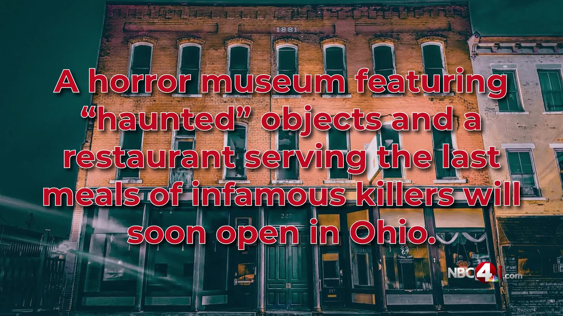 Horror museum featuring haunted objects, ‘last meal’ restaurant coming ...