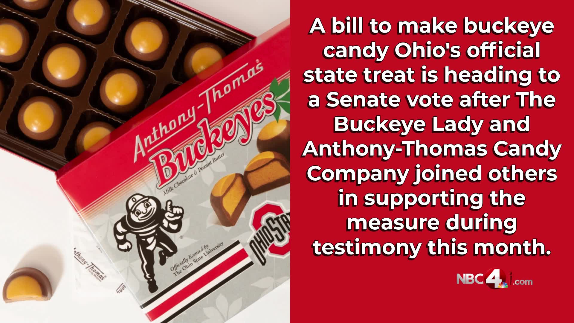Buckeye candy a step closer to becoming official Ohio treat – NBC4 WCMH-TV