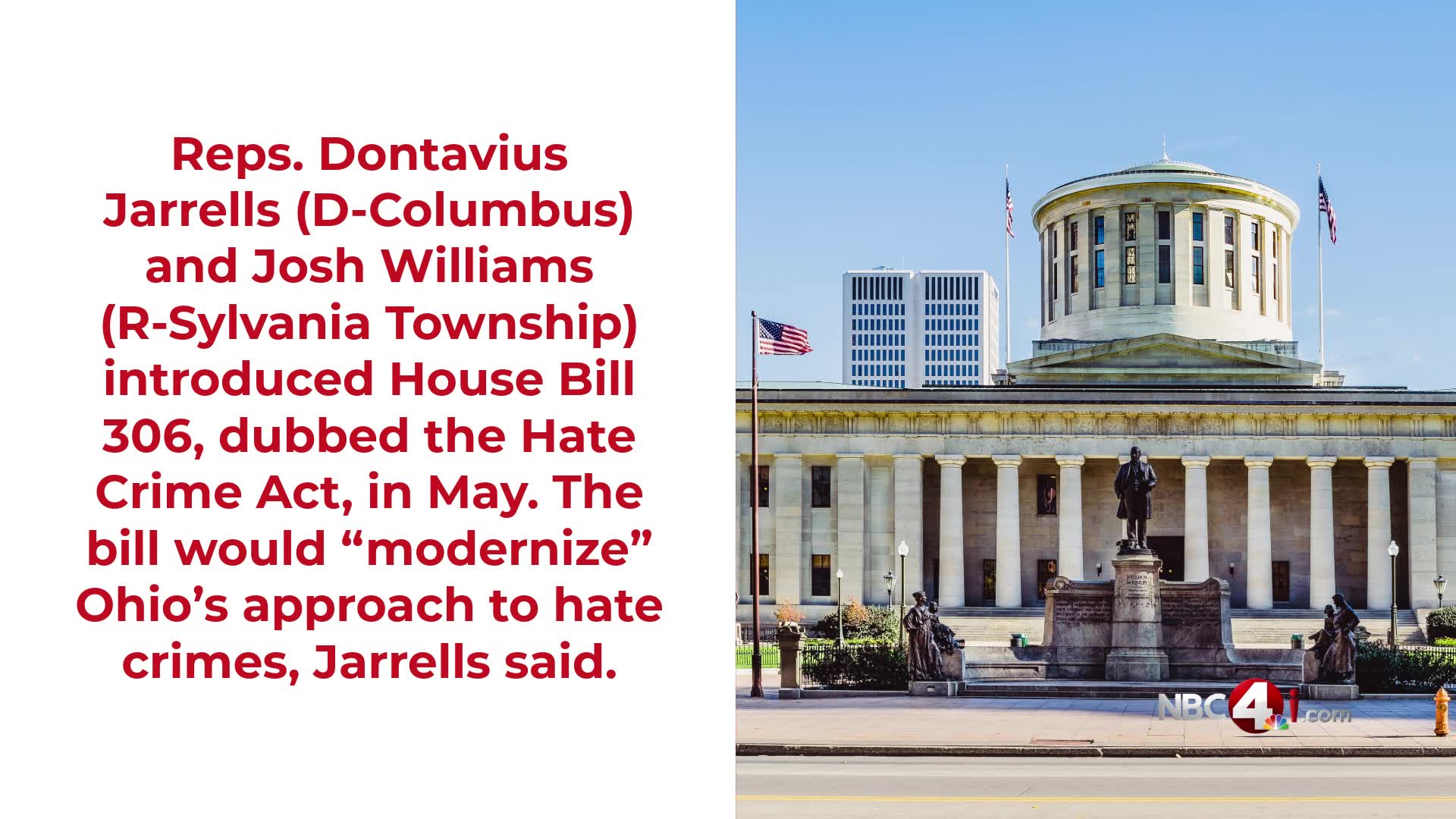 Bipartisan bill in Ohio Statehouse seeks to enhance hate crime ...