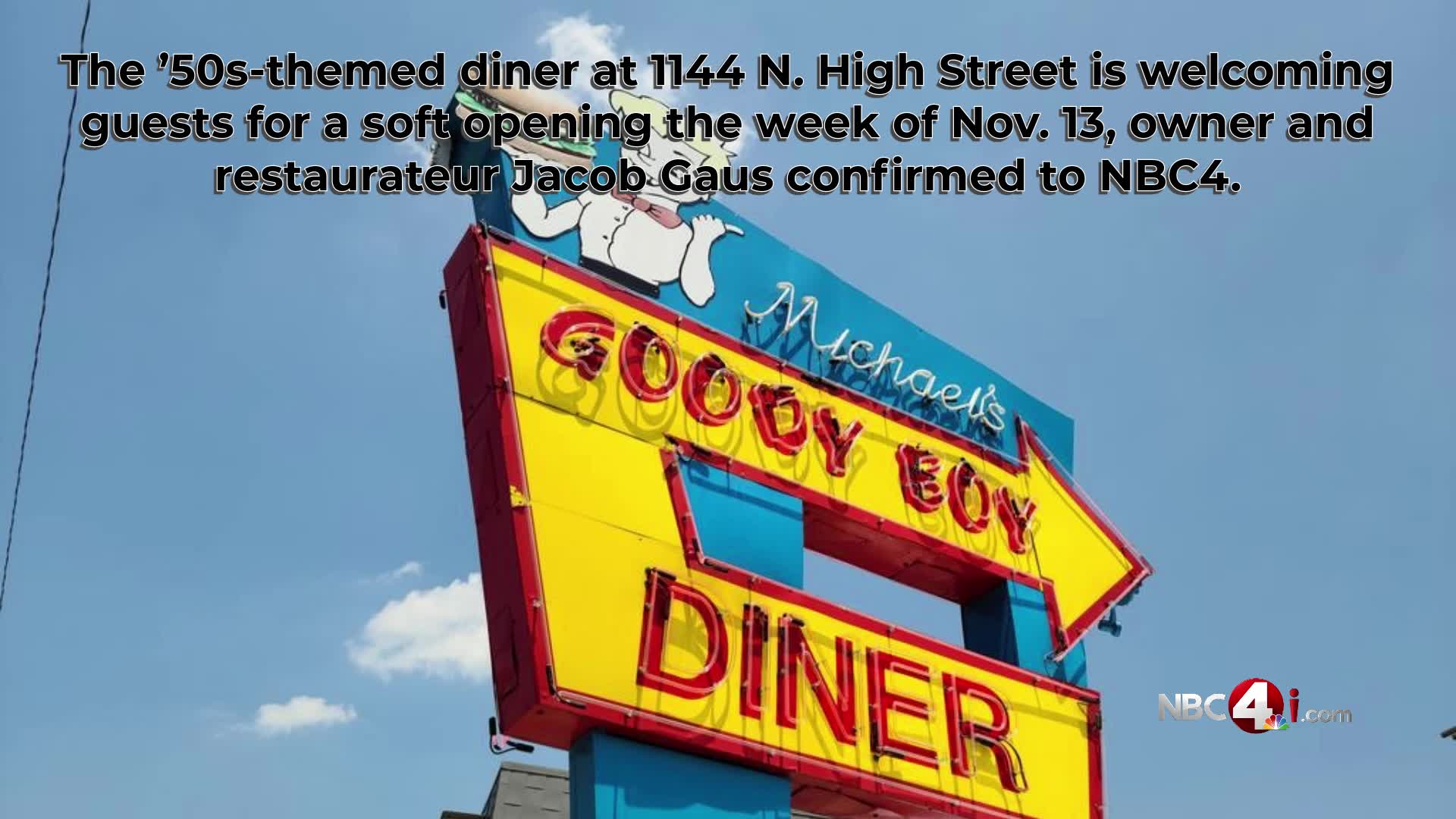 Goody Boy diner to reopen in the Short North this fall – NBC4 WCMH-TV