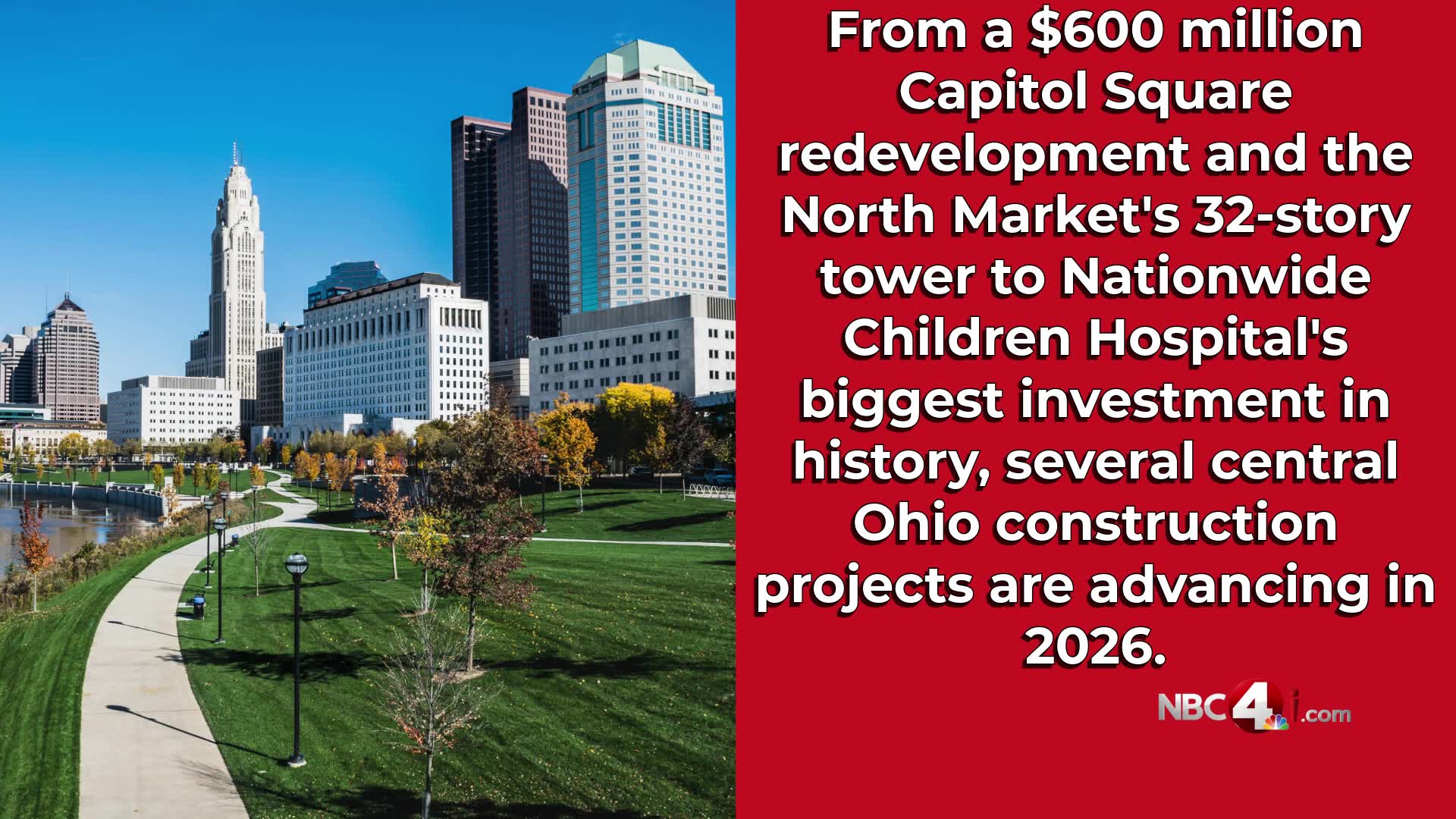Top central Ohio construction projects to watch in 2026 – NBC4 WCMH-TV
