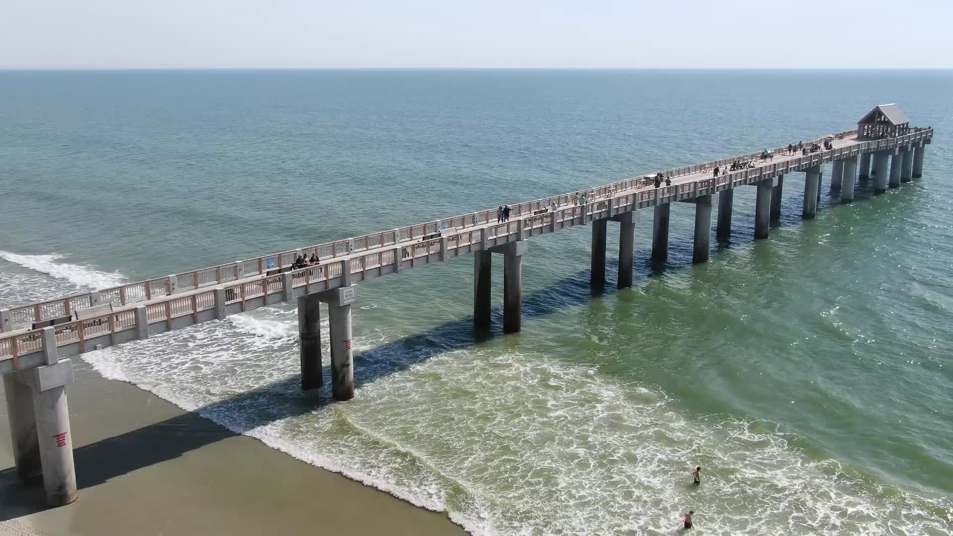 Check out News13 drone video of new Surfside Beach pier – WBTW