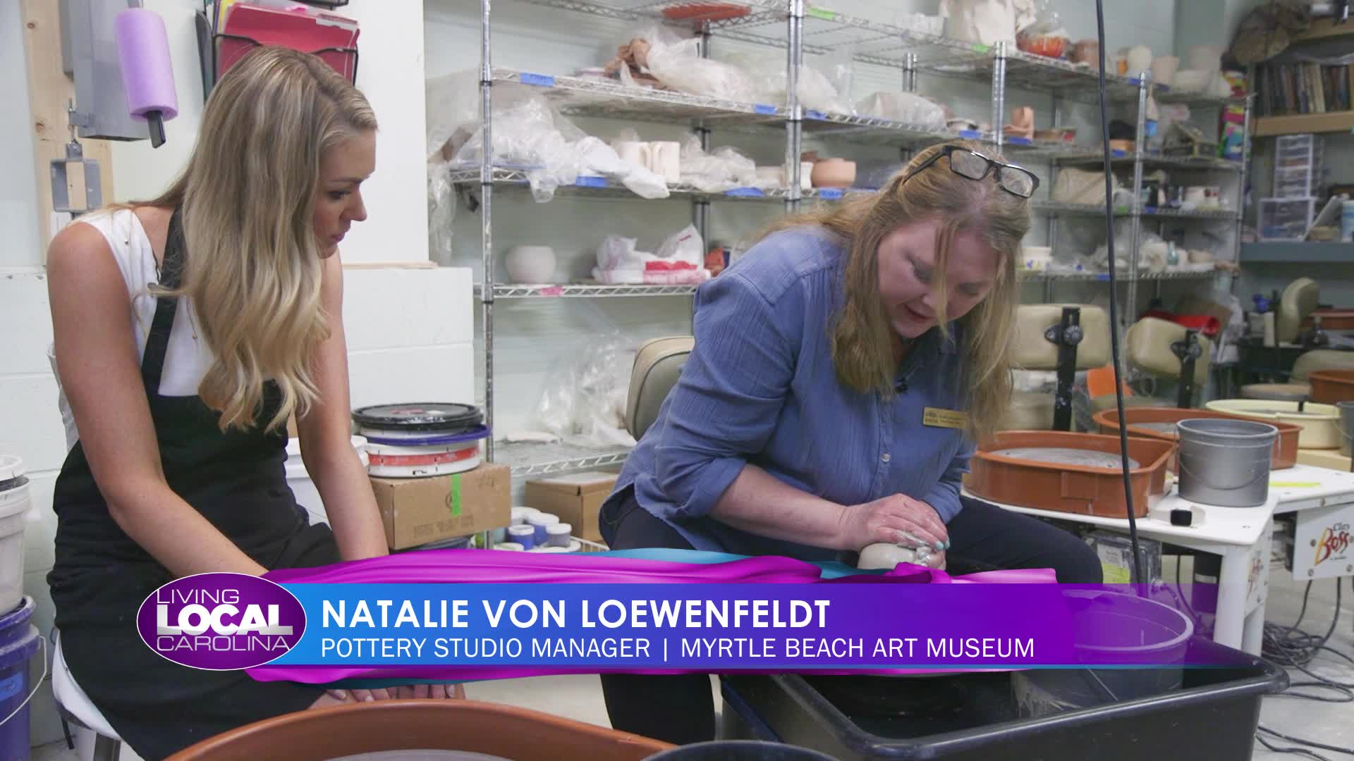 Living Local Carolina: Pottery Studio – WBTW