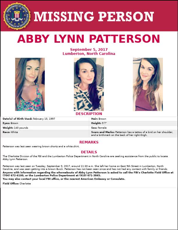 FBI releases video on Abby Patterson – WBTW